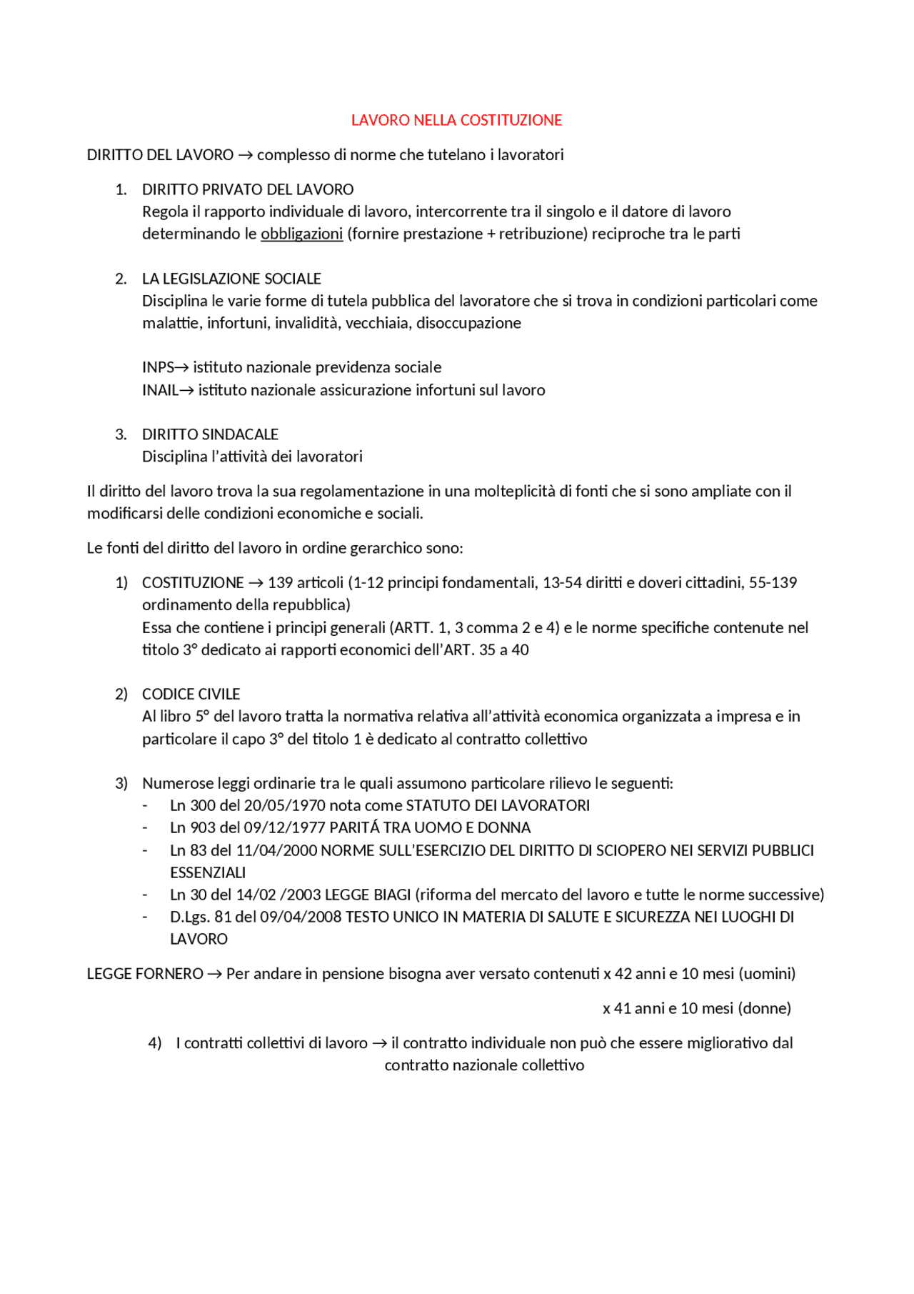 Diritto E Donne Nella Costituzione Docsity