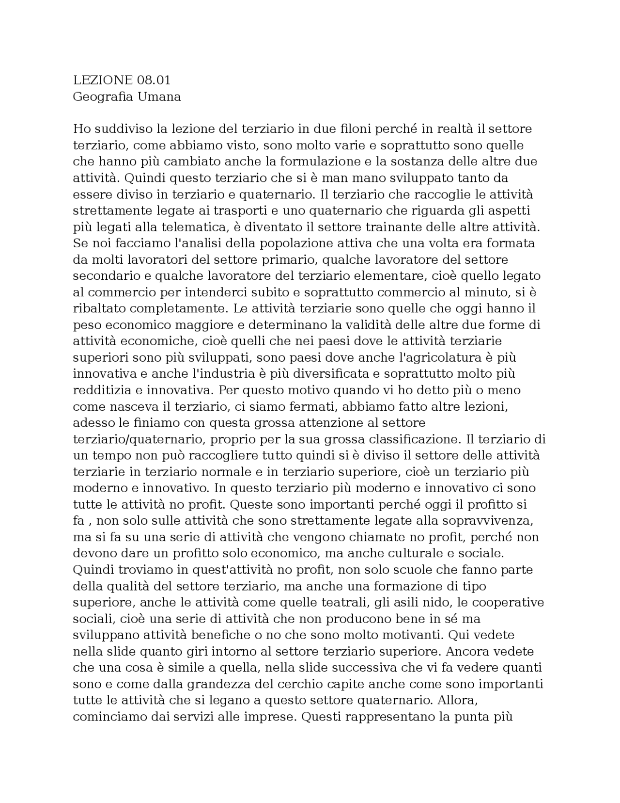 Appunti Di Geografia Umana 3 Docsity