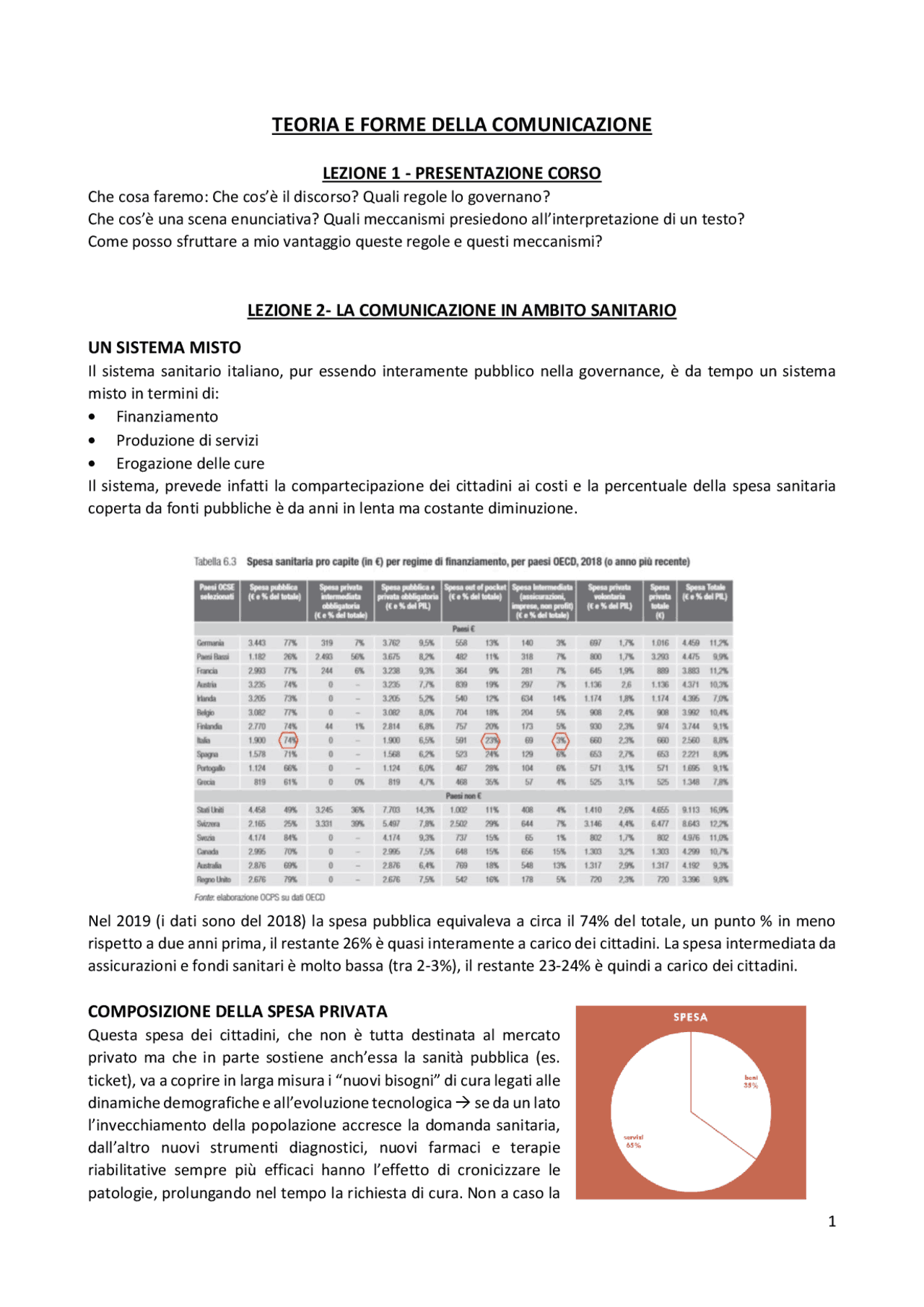 Appunti Teorie E Forme Della Comunicazione Prof Pontani Docsity
