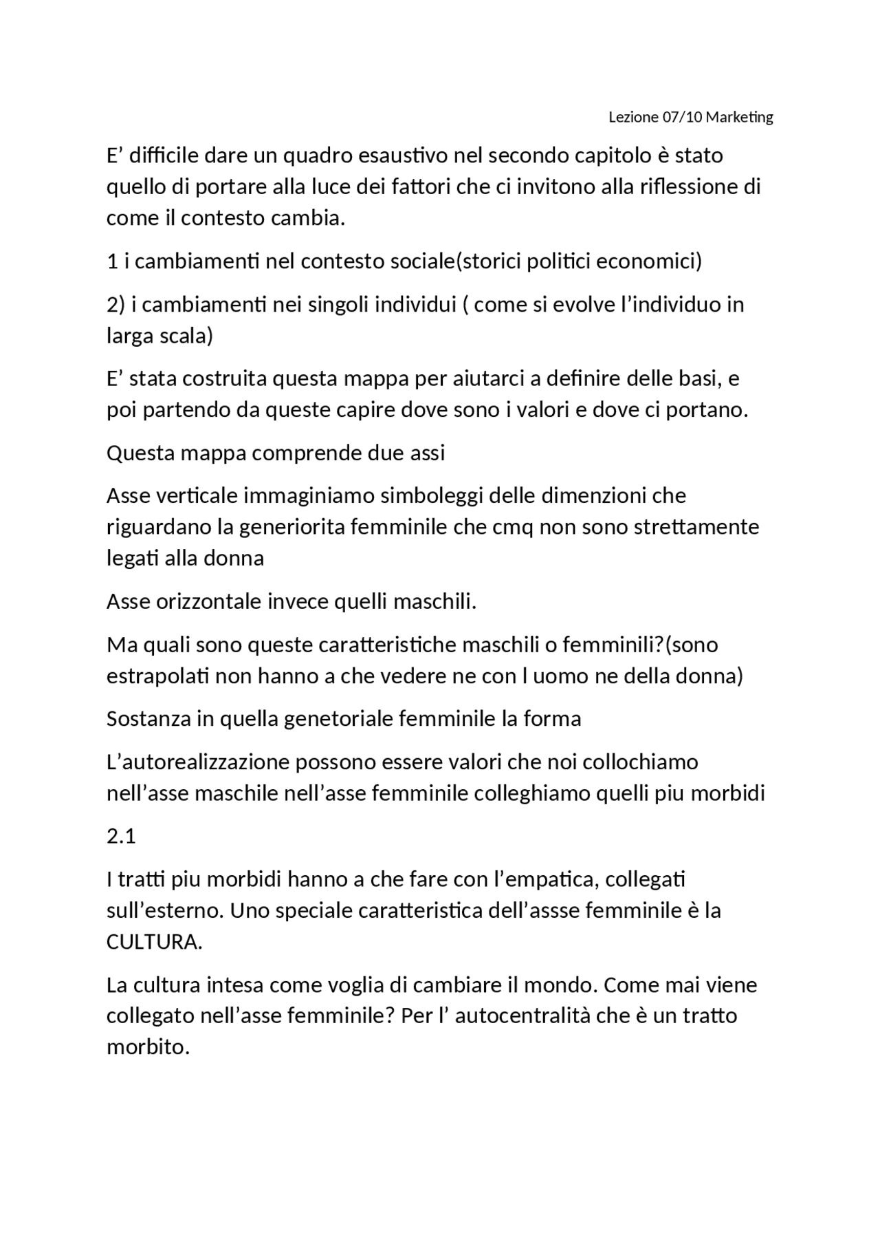 Lezione 4marketing Docsity