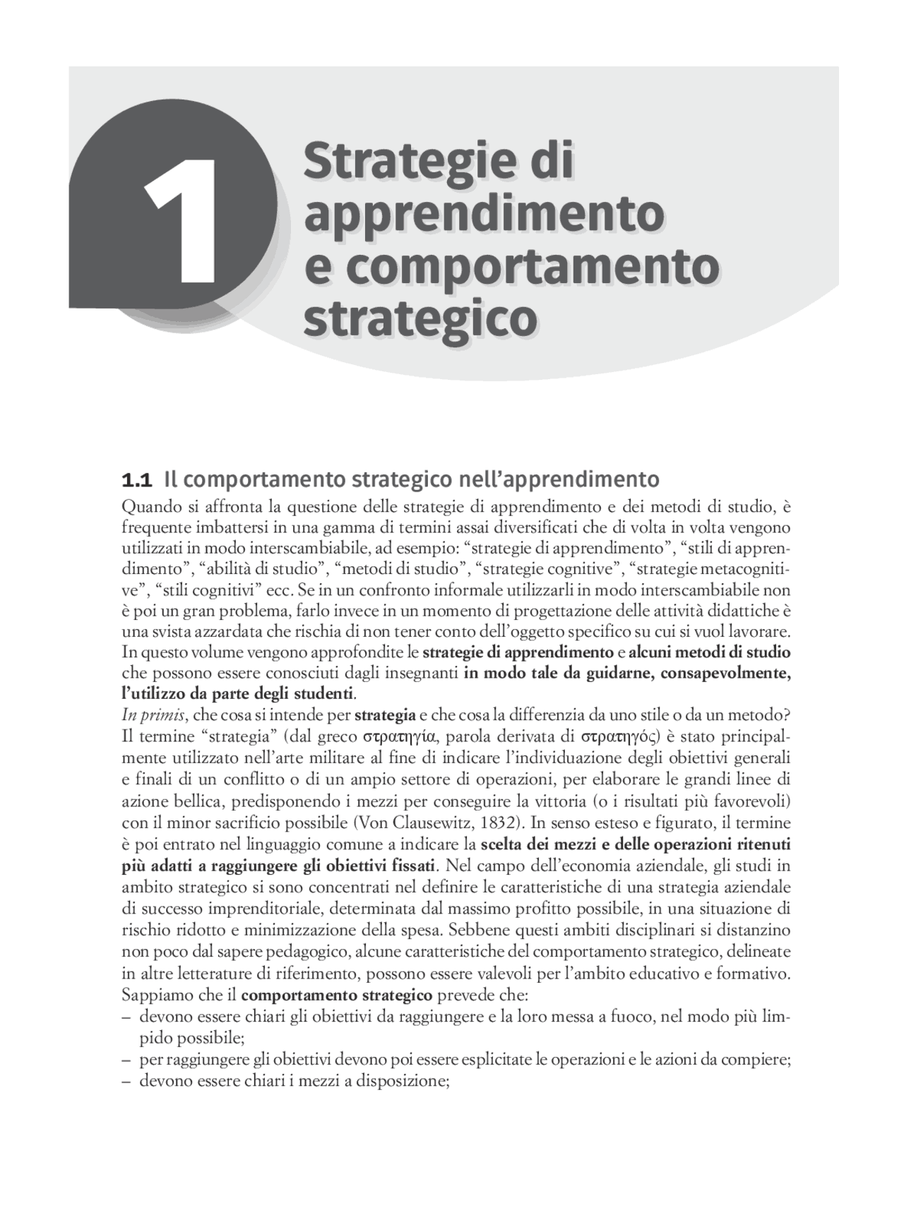 Strategie Di Apprendimento Docsity
