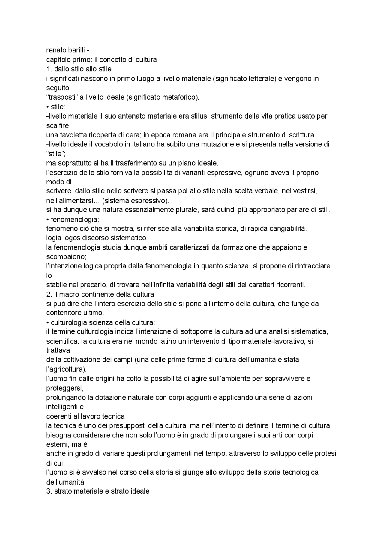 Libro Renato Barilli Docsity