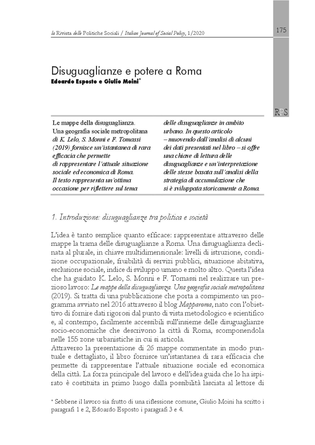 Governance E Partecipazione Nei Sistemi Territoriali Docsity