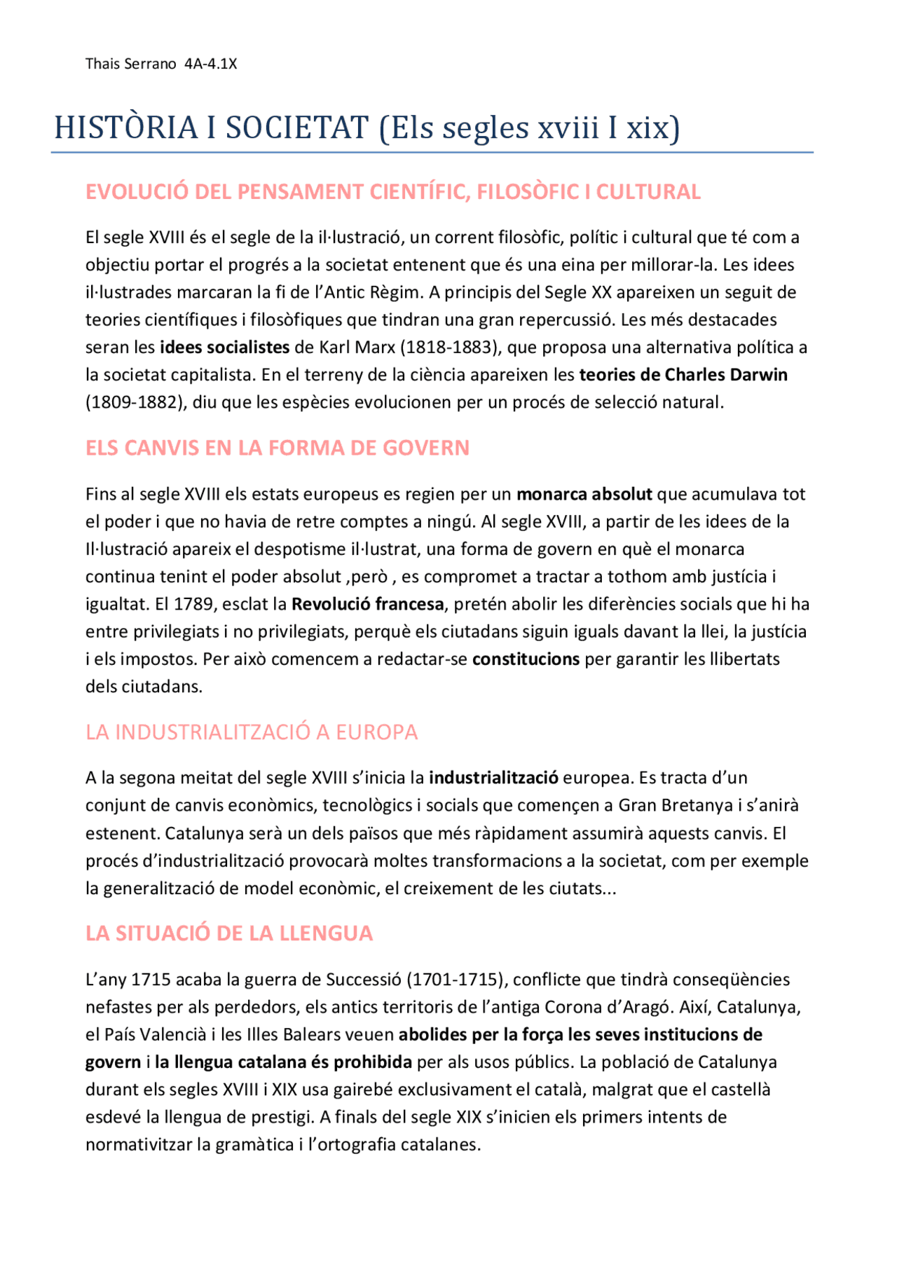 Resum Literatura Catalana Docsity