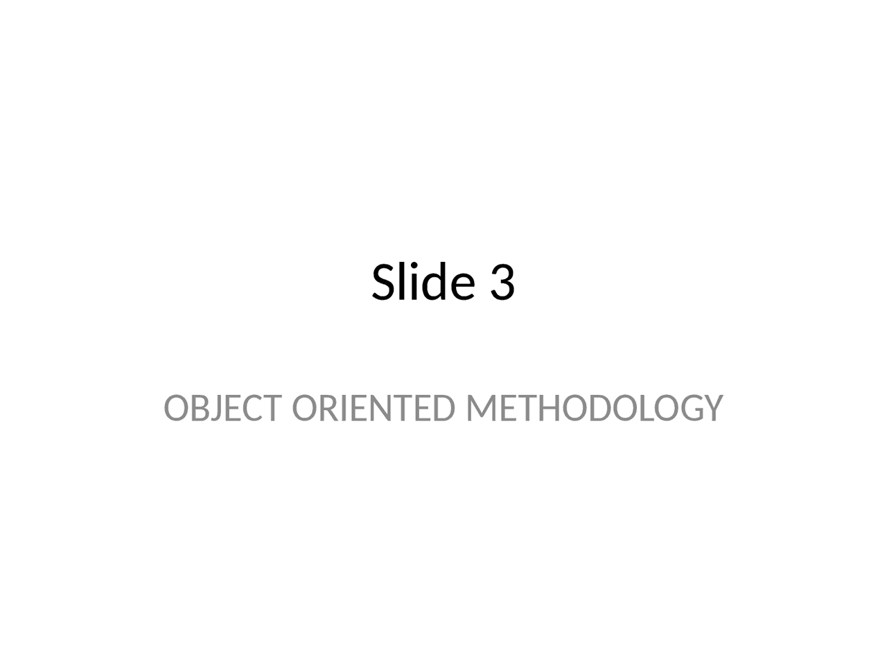Object Oriented Analysis And Design Docsity