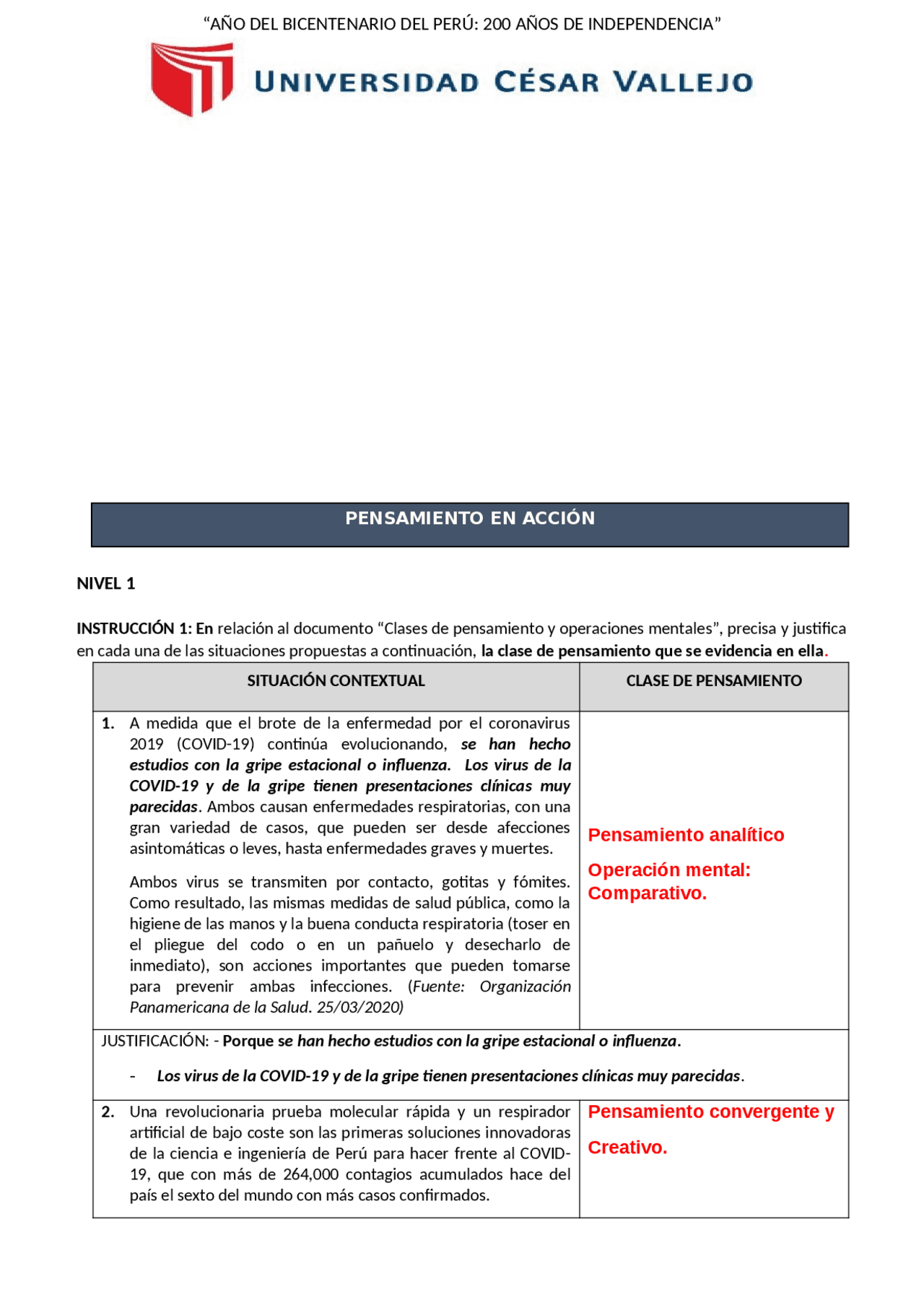 Guia Practica 2 De Pensameinto Logico Guías Proyectos