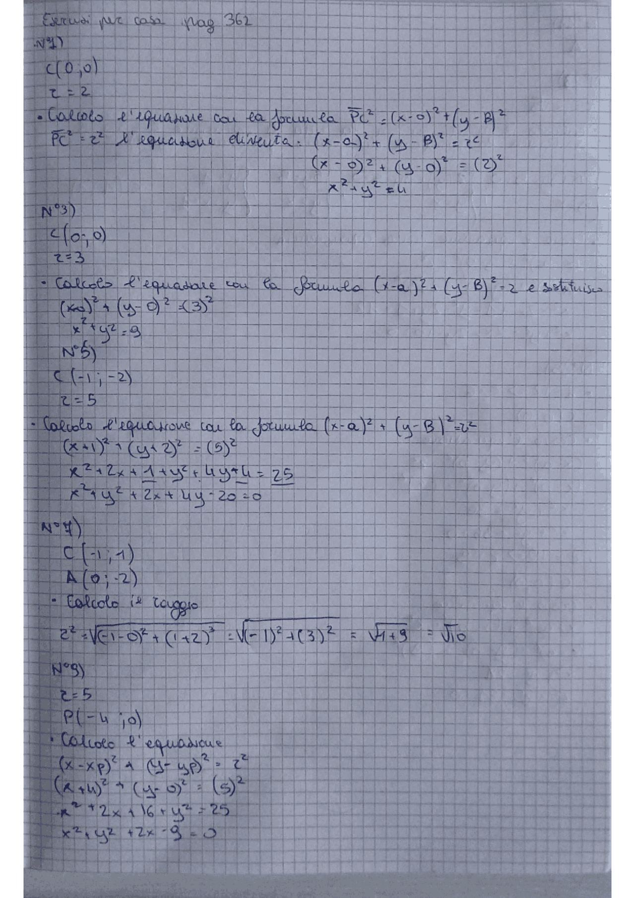 Esercizi Di Matematica Docsity
