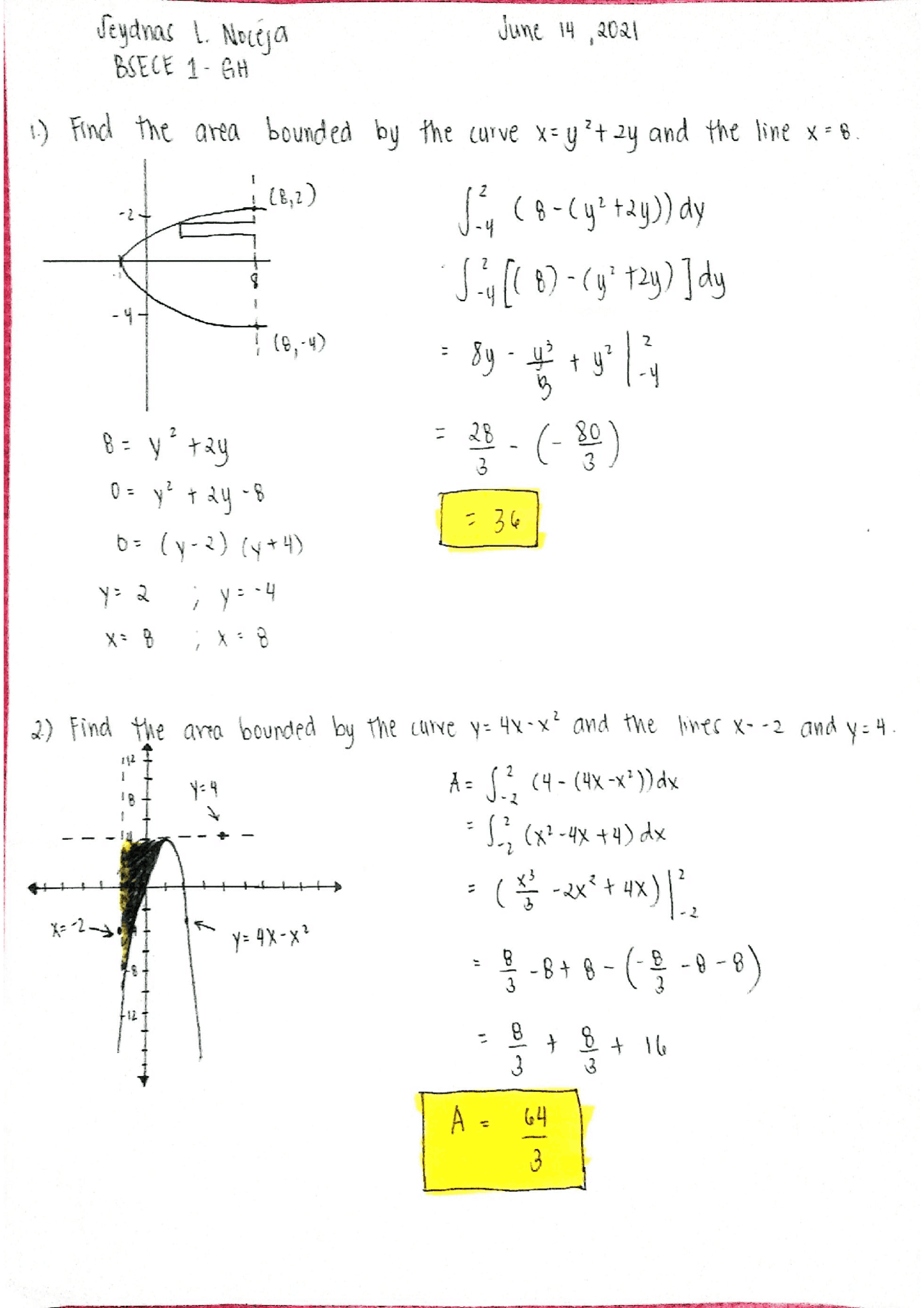 Calculus Answers And Solutions Docsity