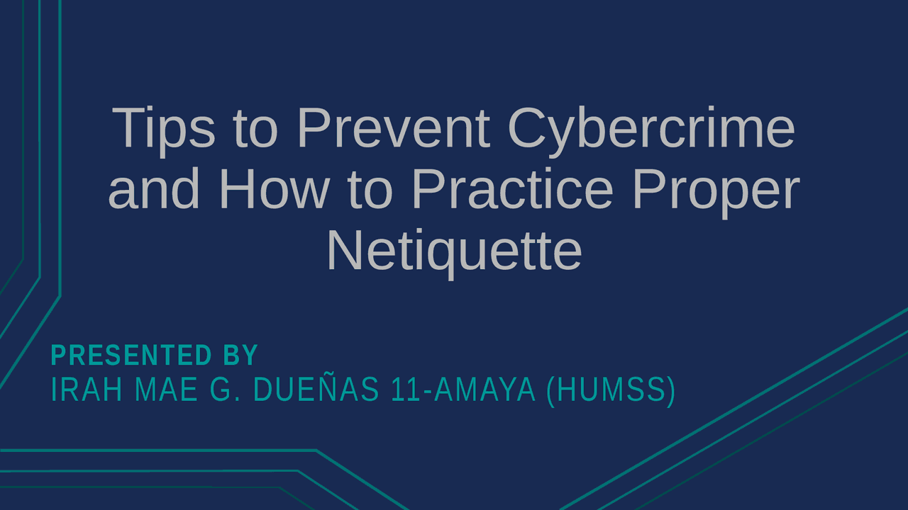 Top 10 Cybersecurity and Netiquette Tips for Safe Online Practices ...