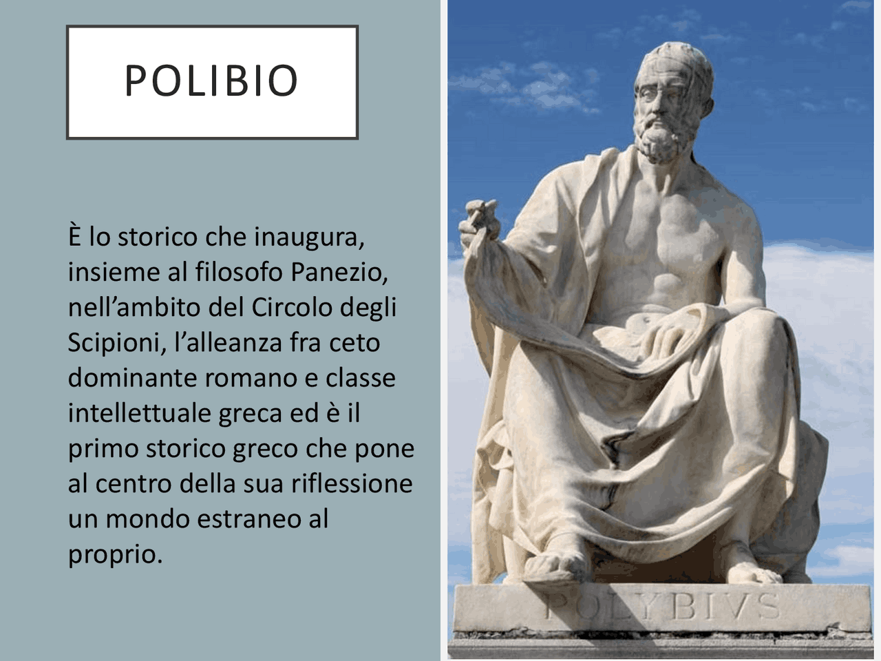 Polibio vita e opere - Docsity