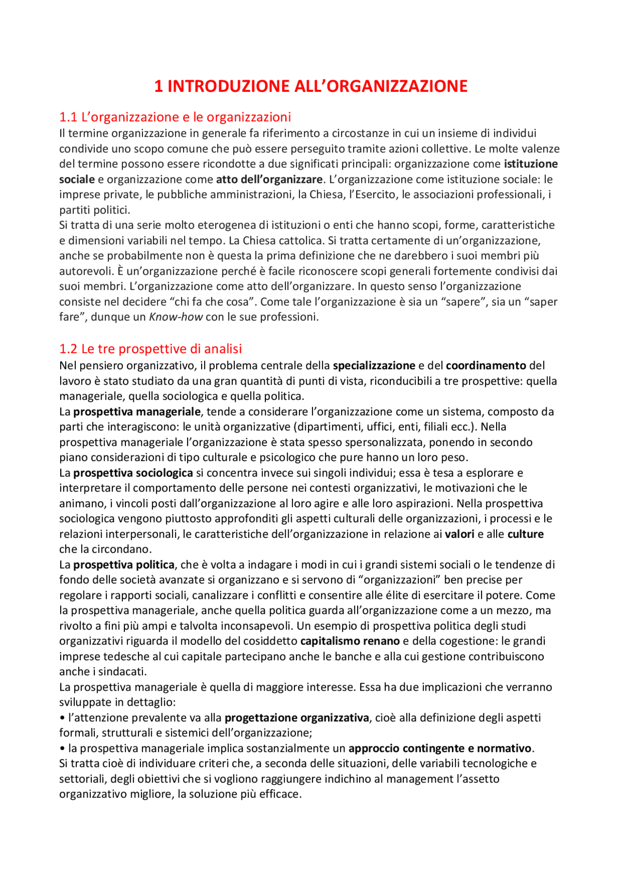 Riassunto La Gestione Dellimpresa Docsity