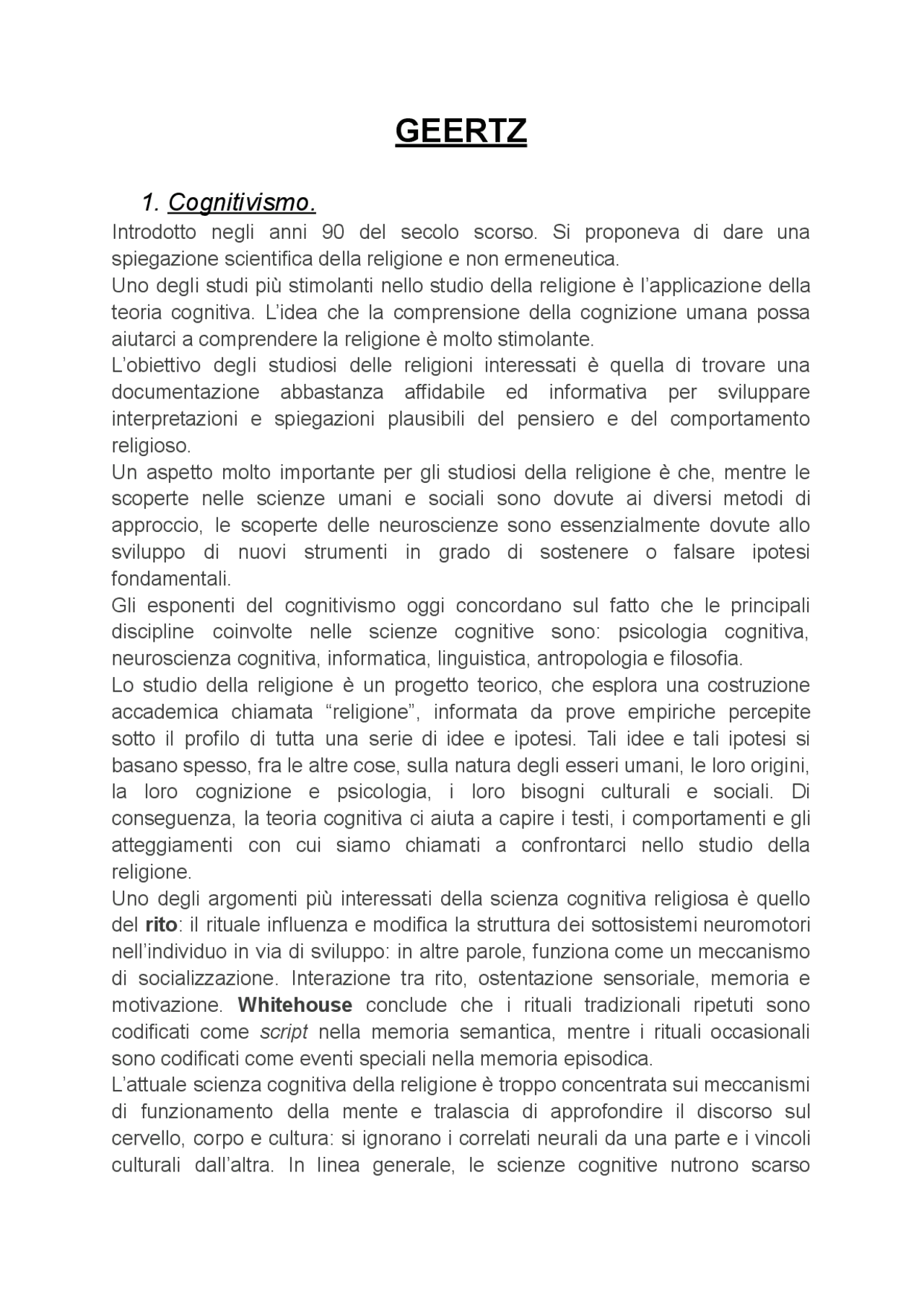 Domande Religioni Del Mondo Classico Docsity