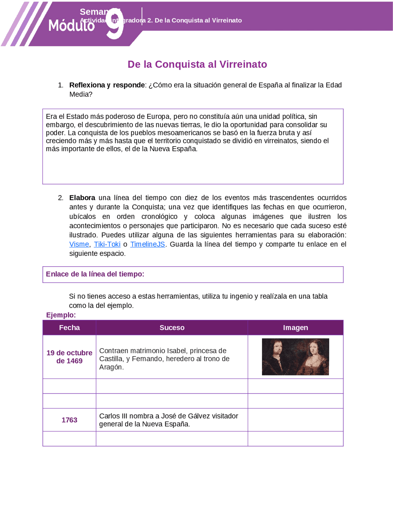 Modulo 9-Actividad integradora 2 - Docsity