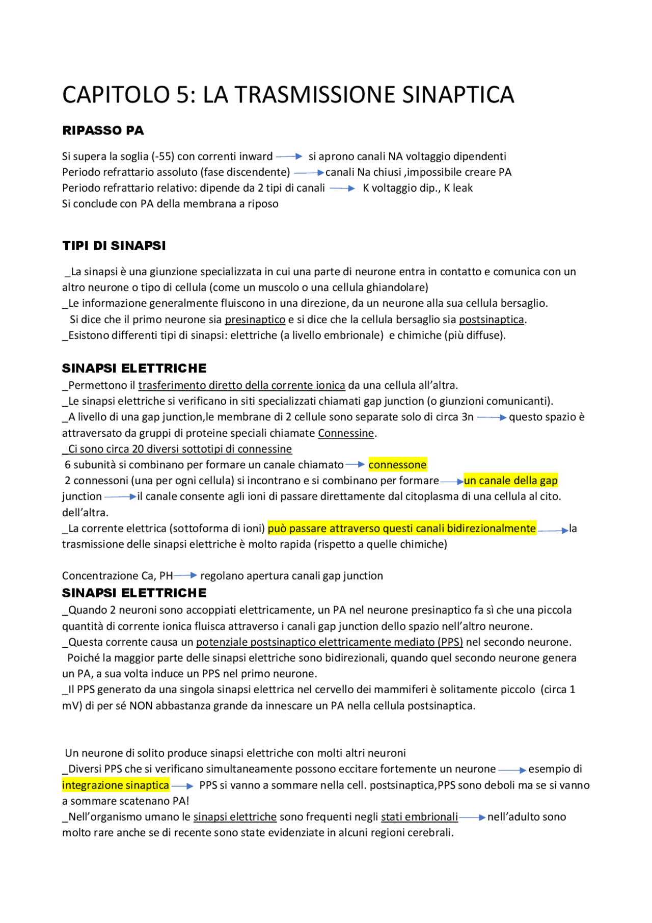 Capitolo 5 Esplorando Il Cervello Docsity