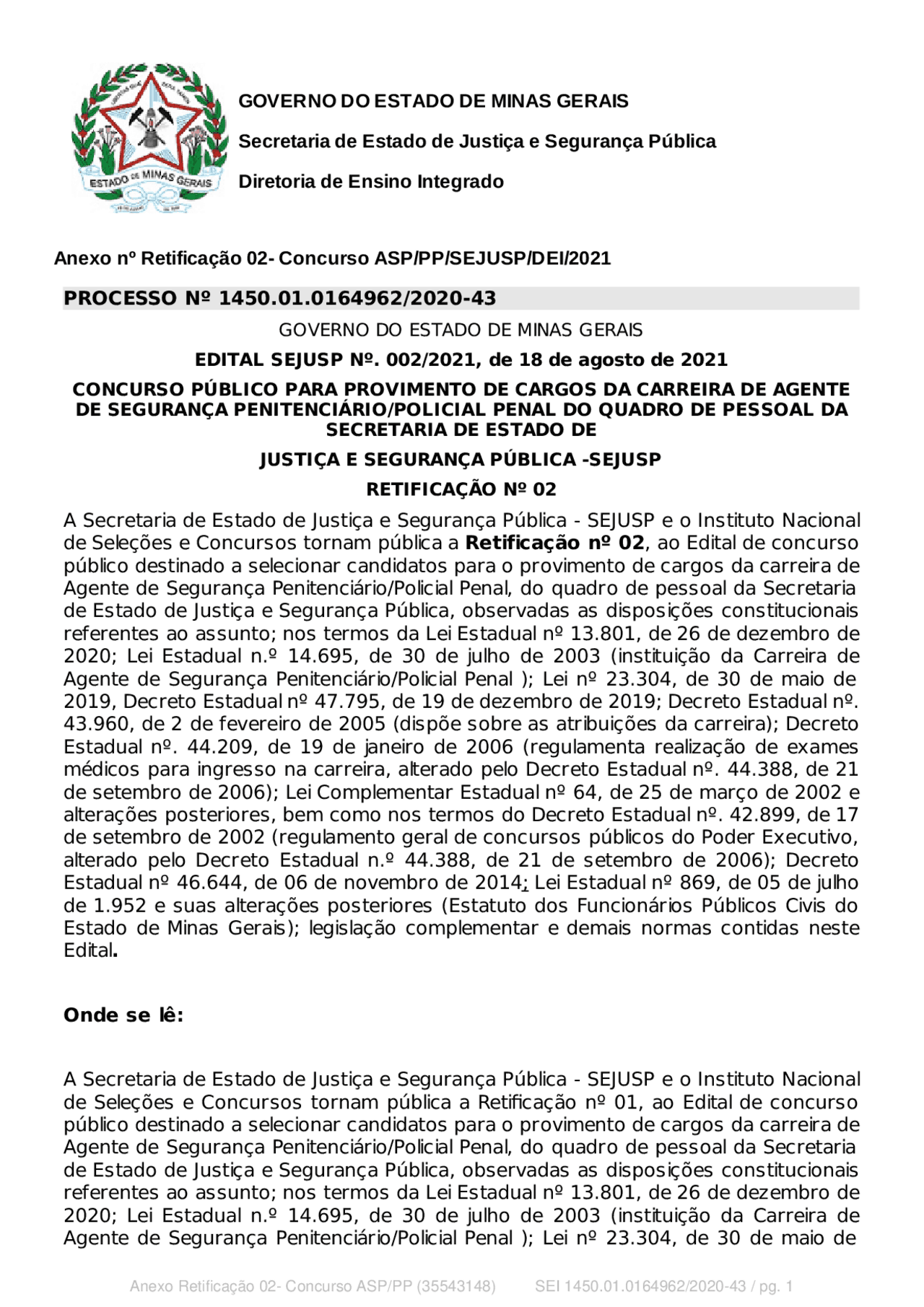 Edital da PPMG para vocês - Docsity