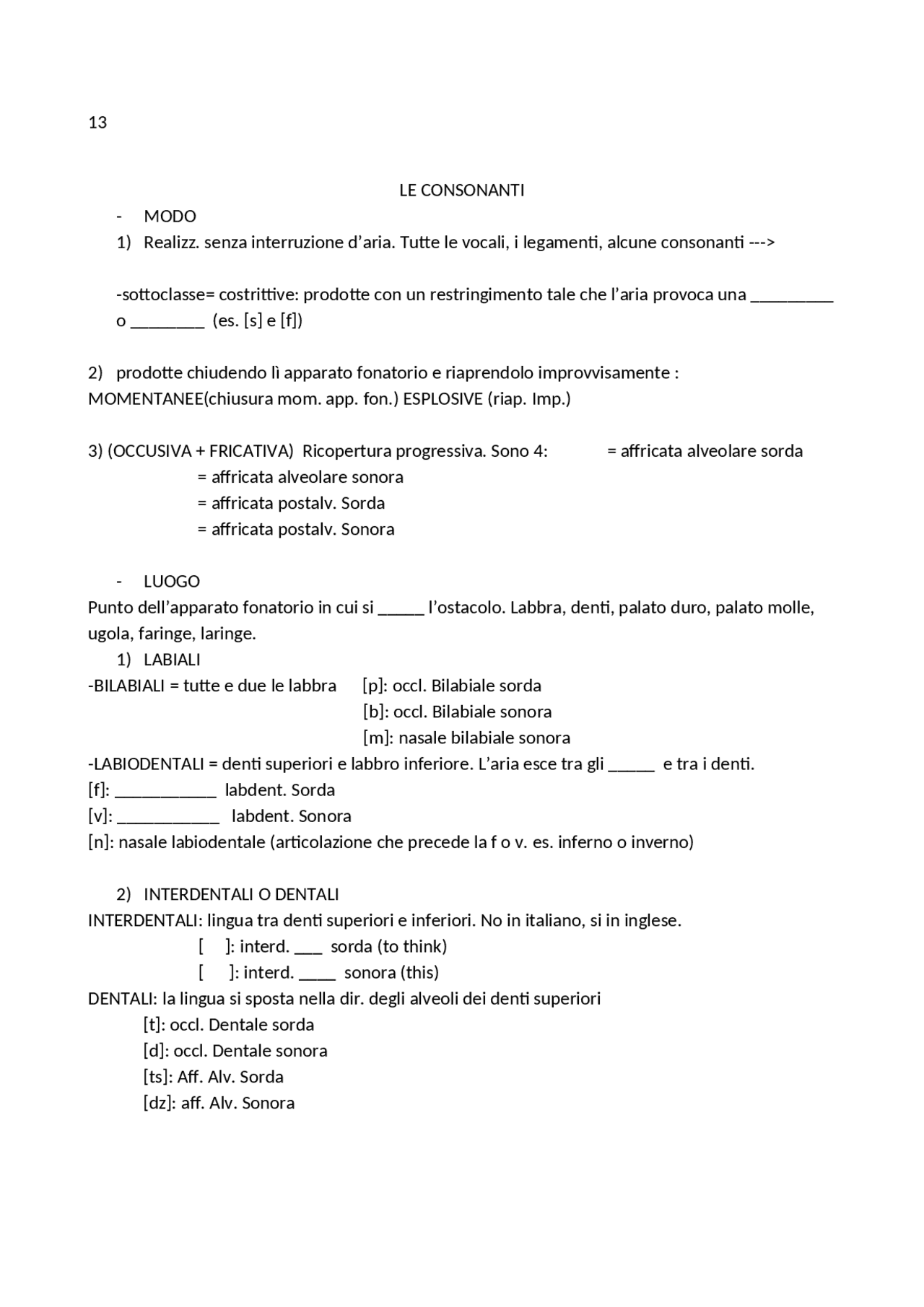 Appunti Glottologia Anno 20192020 Parte 1 Docsity
