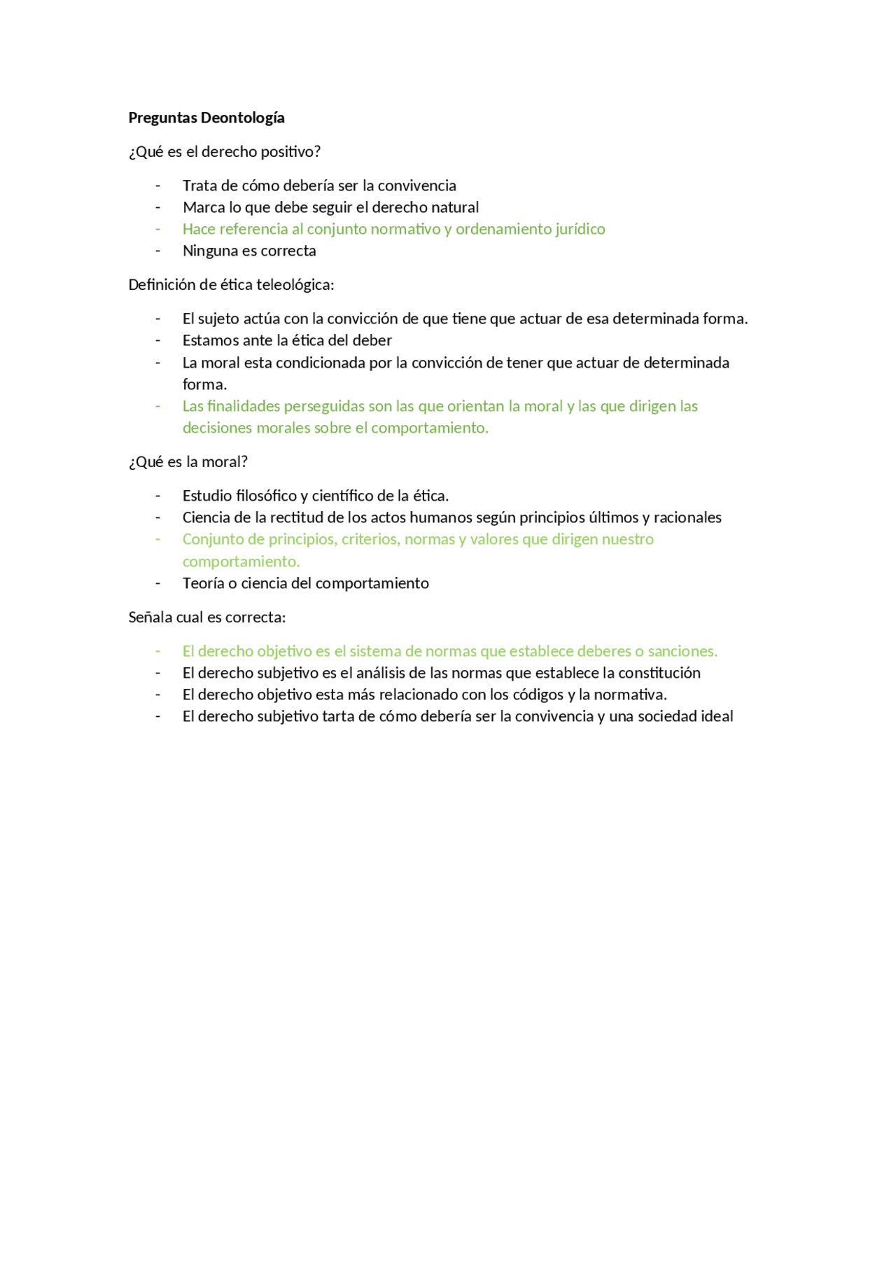 Deontologia Primero De Carrera Ade Resúmenes De Deontología Docsity