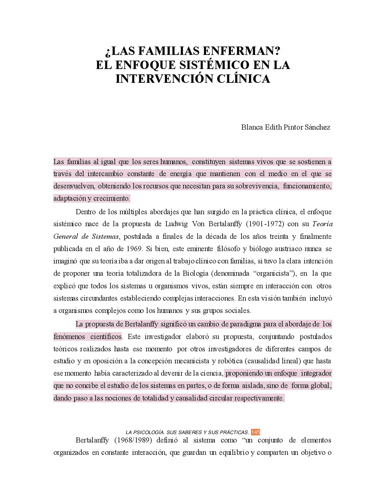 Sistematica Docsity