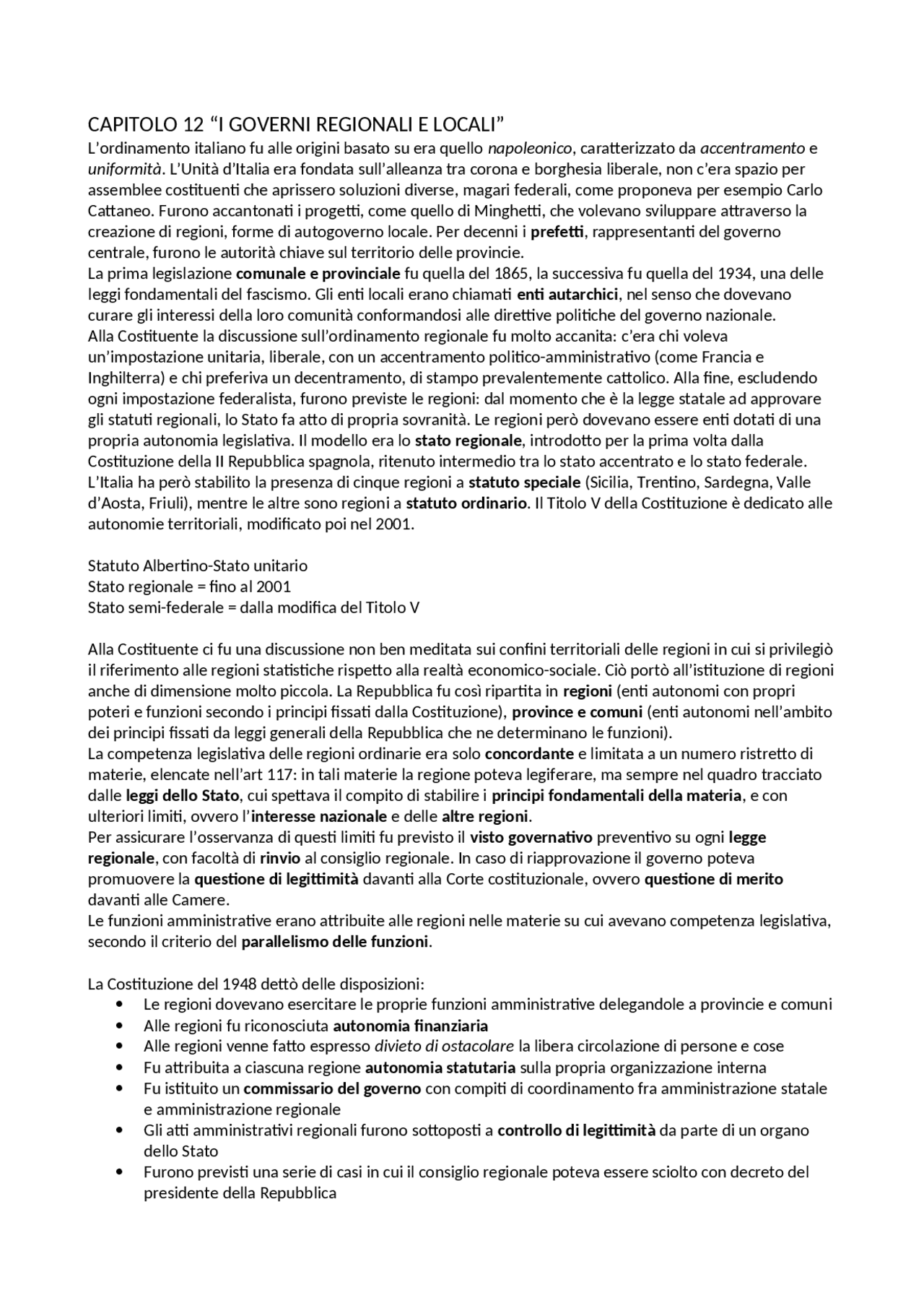 Riassunti Diritto Pubblico Docsity