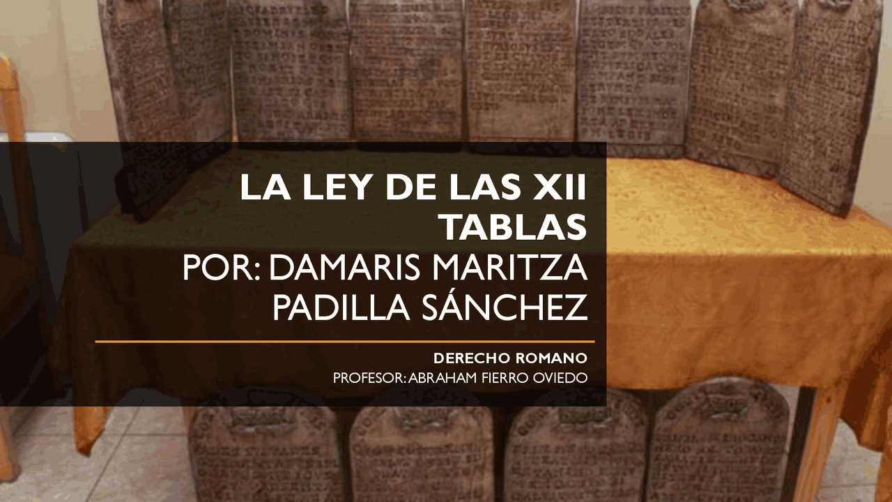 Ley de las xii tablas - Docsity