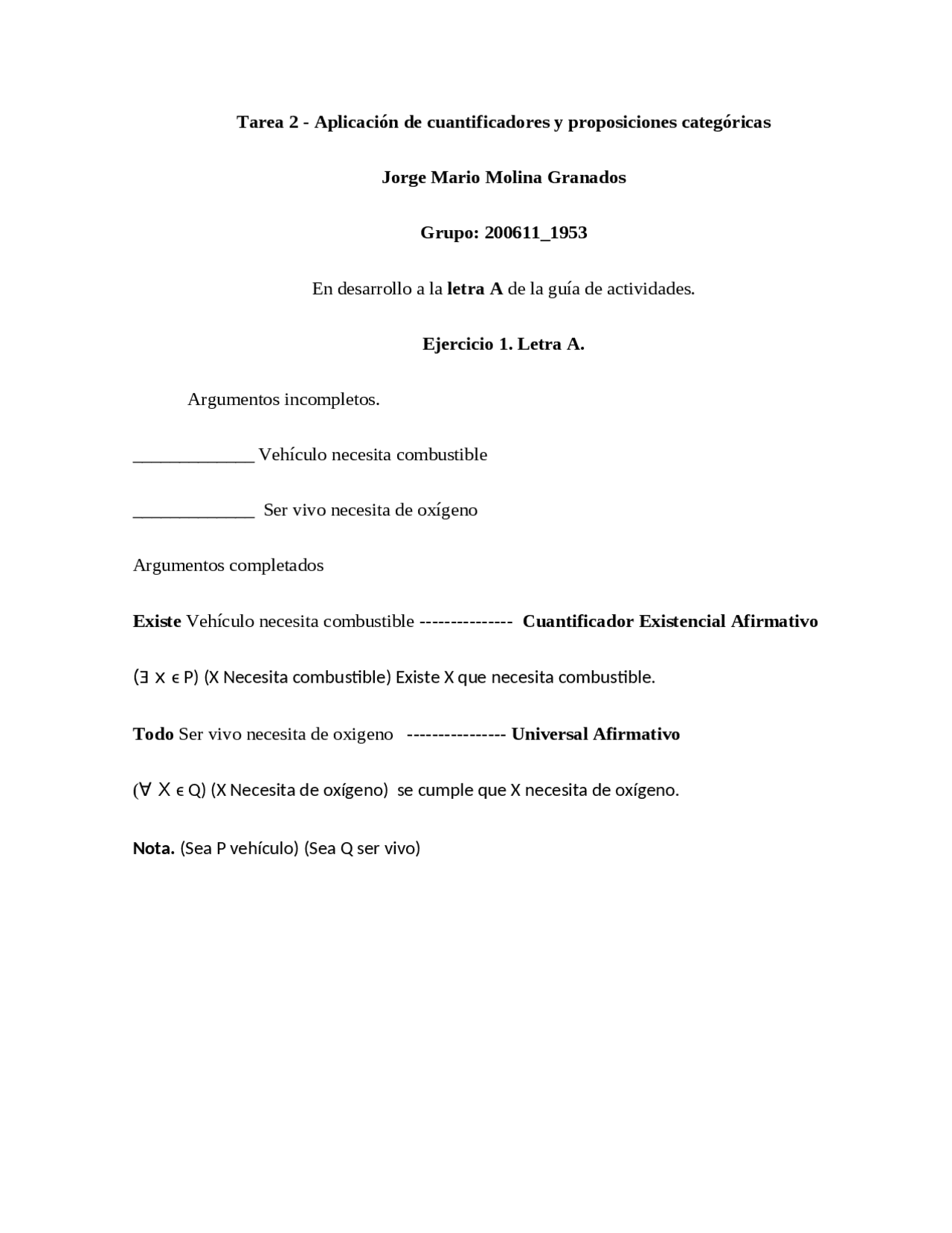 Tarea 2 De La Materia Pensamiento Logico Matematico Docsity