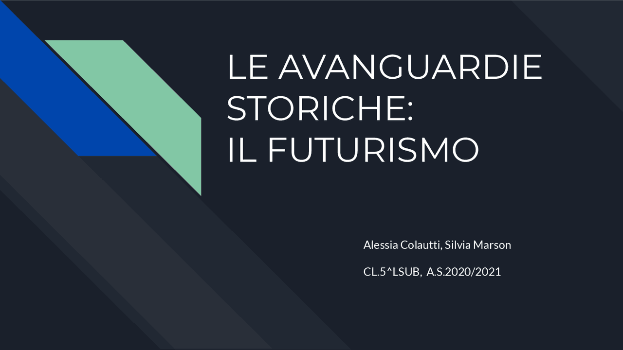 Powerpoint Sul Futurismo Docsity
