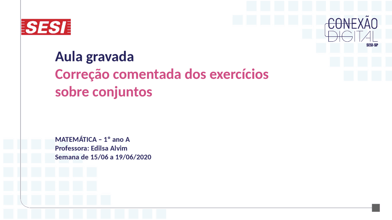 Exercise Sets Operation Docsity