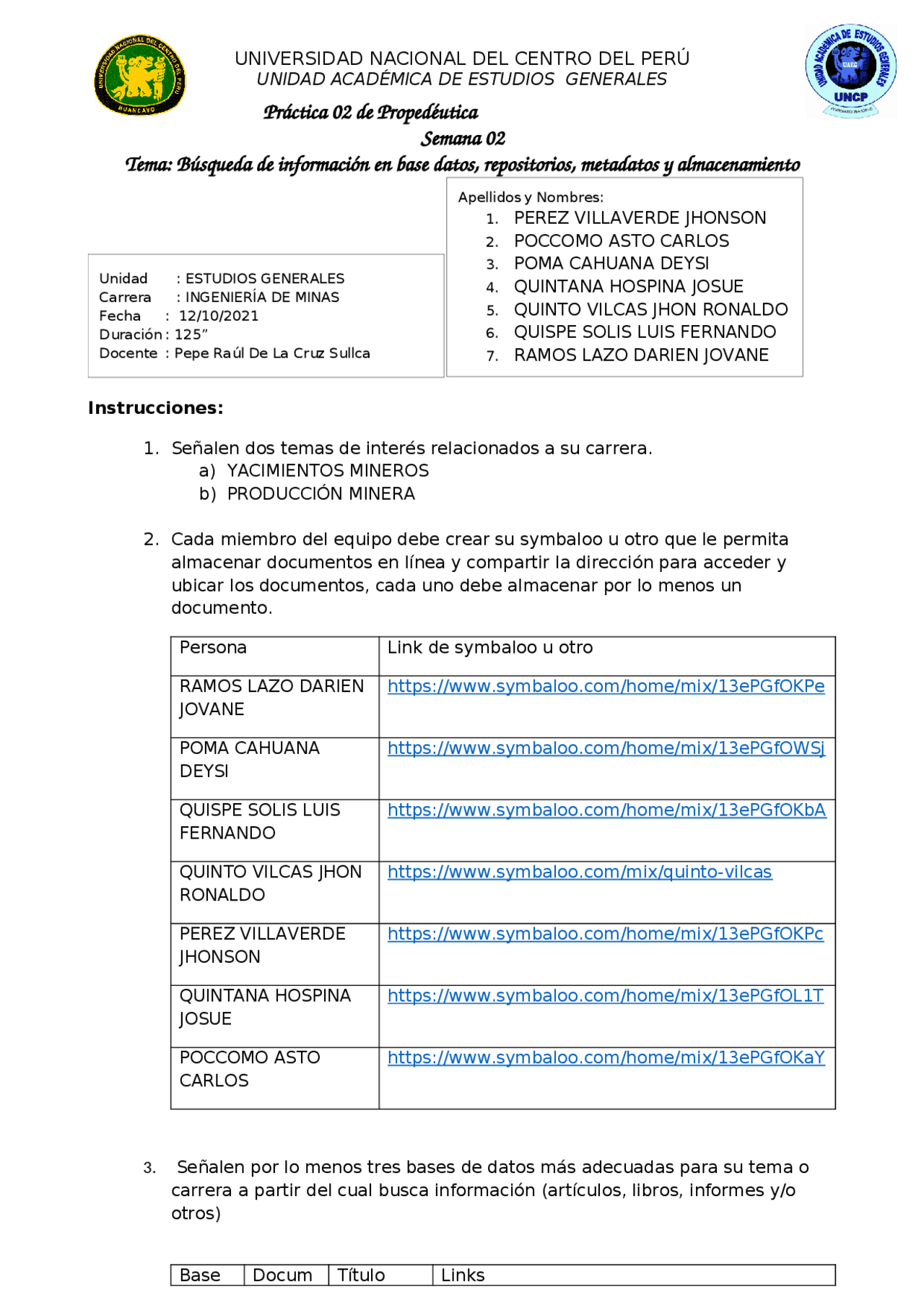 Resumen de un documento de curso - Docsity
