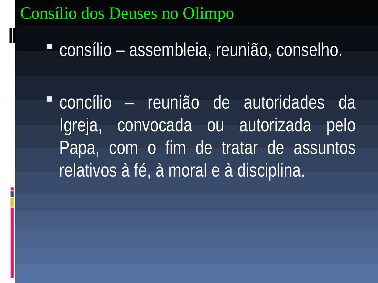 Consilio dos deuses - Docsity