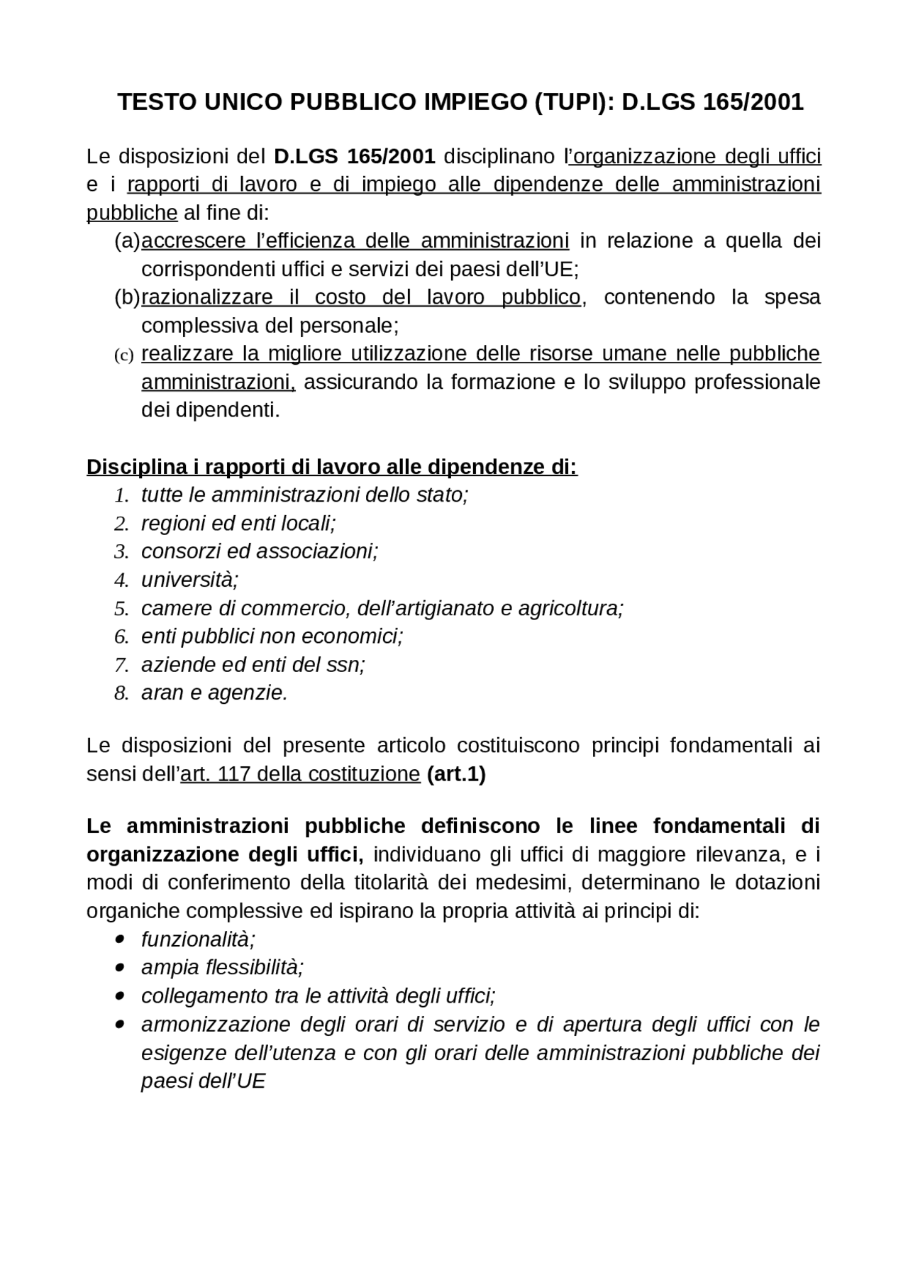 Pubblico Impiego Utile Per I Concorsi Docsity