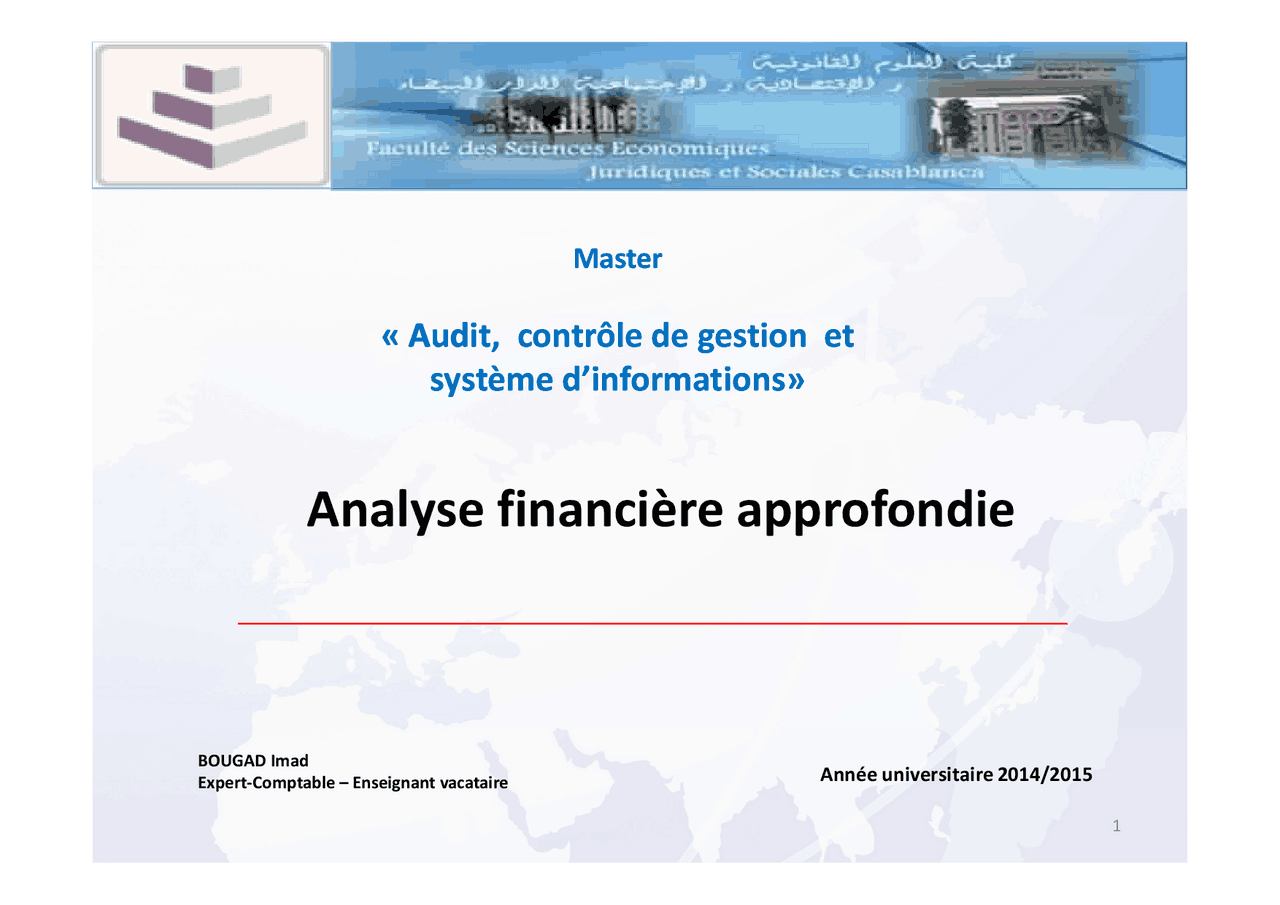 Finance Comptabilité Fiscalité Docsity