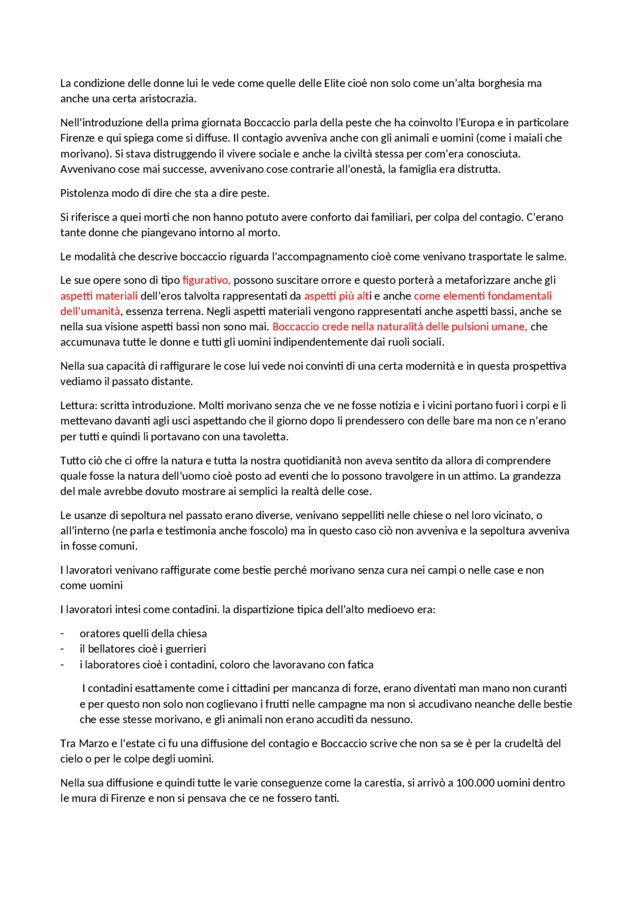 Introduzione Decameron Docsity