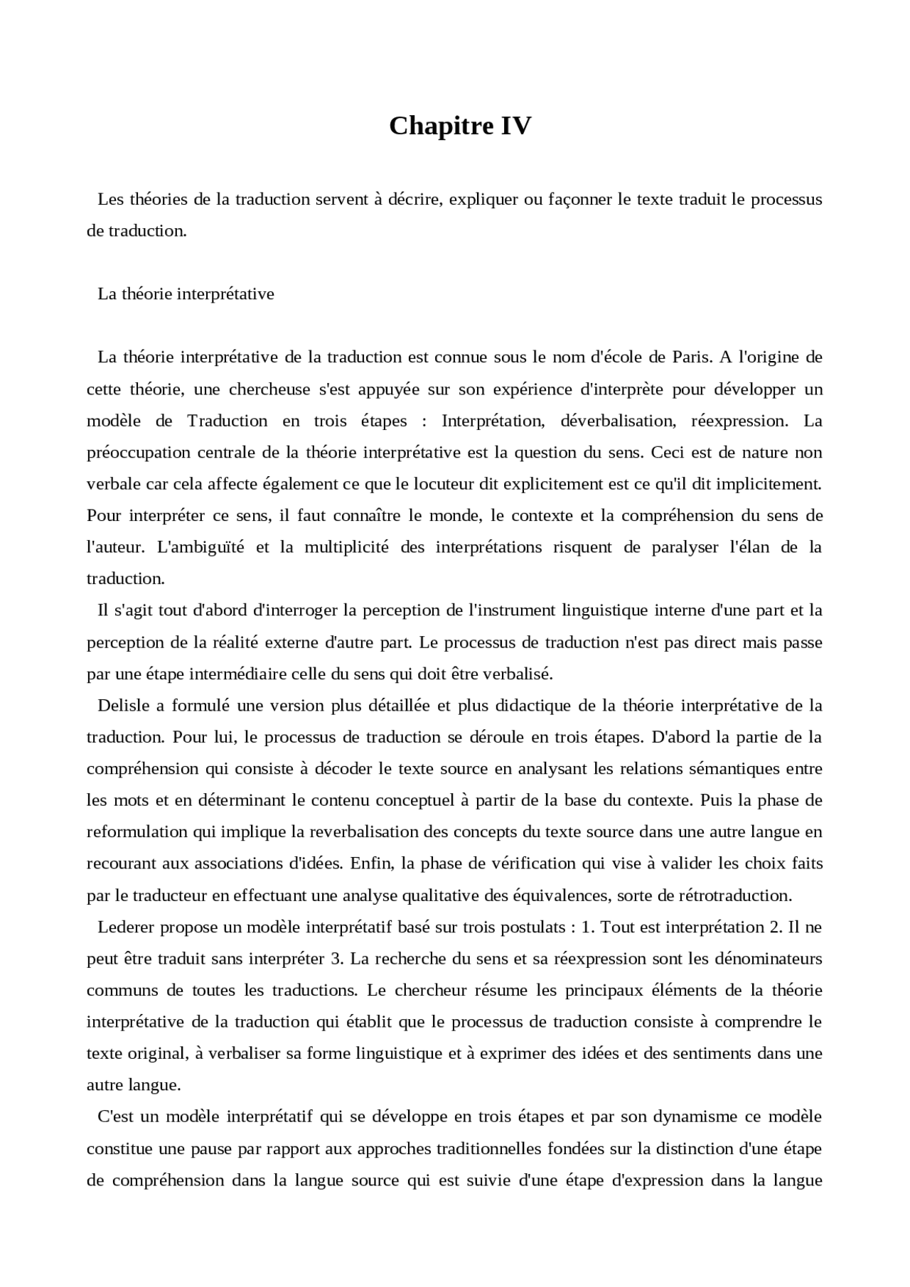 Introduction à La Traductologie Docsity