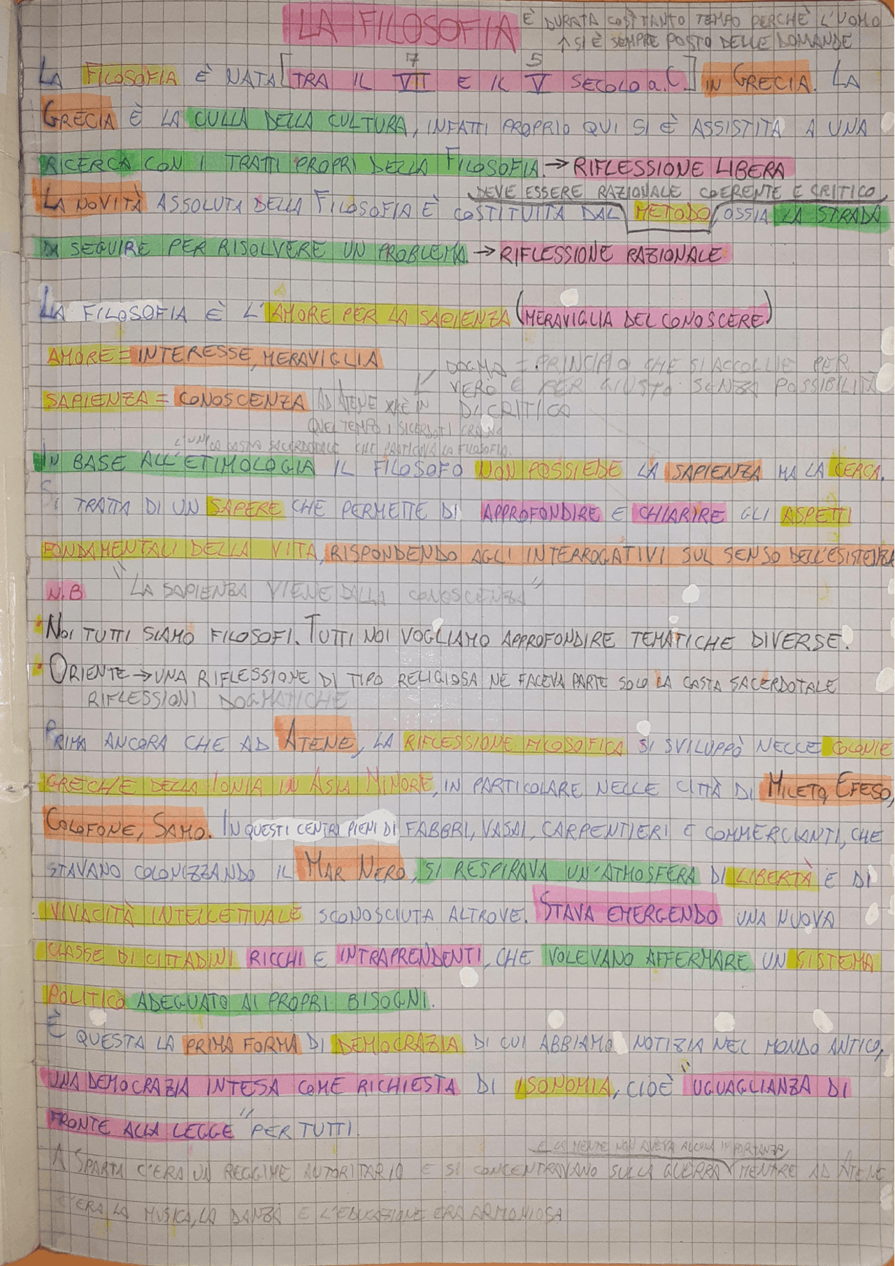 Filosofia Appunti Parte 1 Docsity