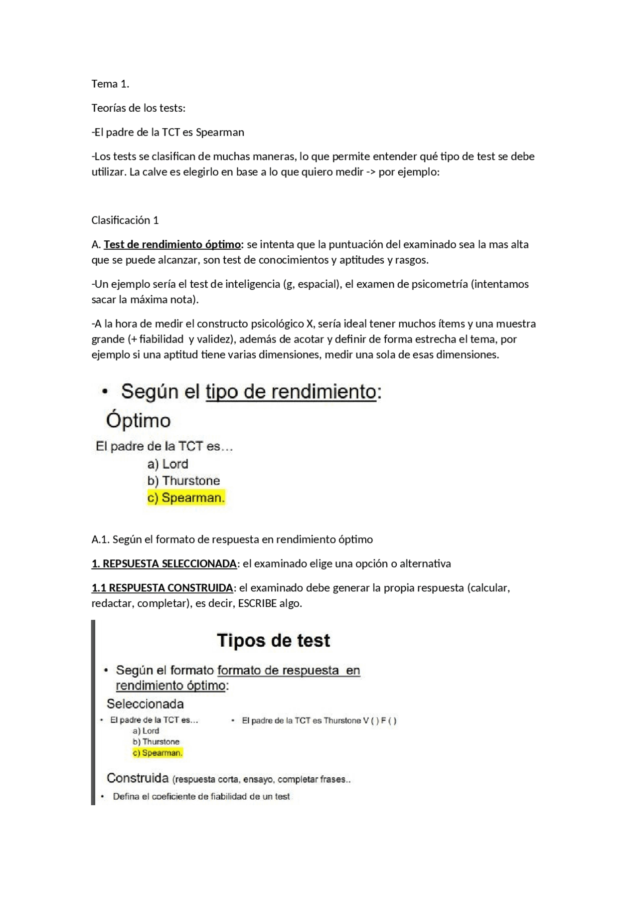 Apuntes Psicometría Para La Universidad Docsity