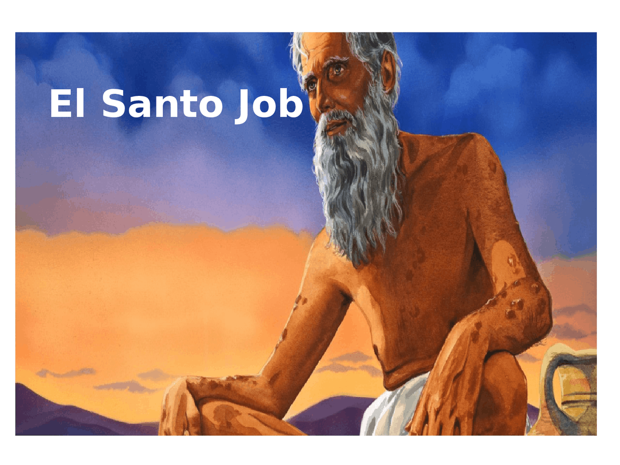 El santo job y su intervencion en la literatura - Docsity