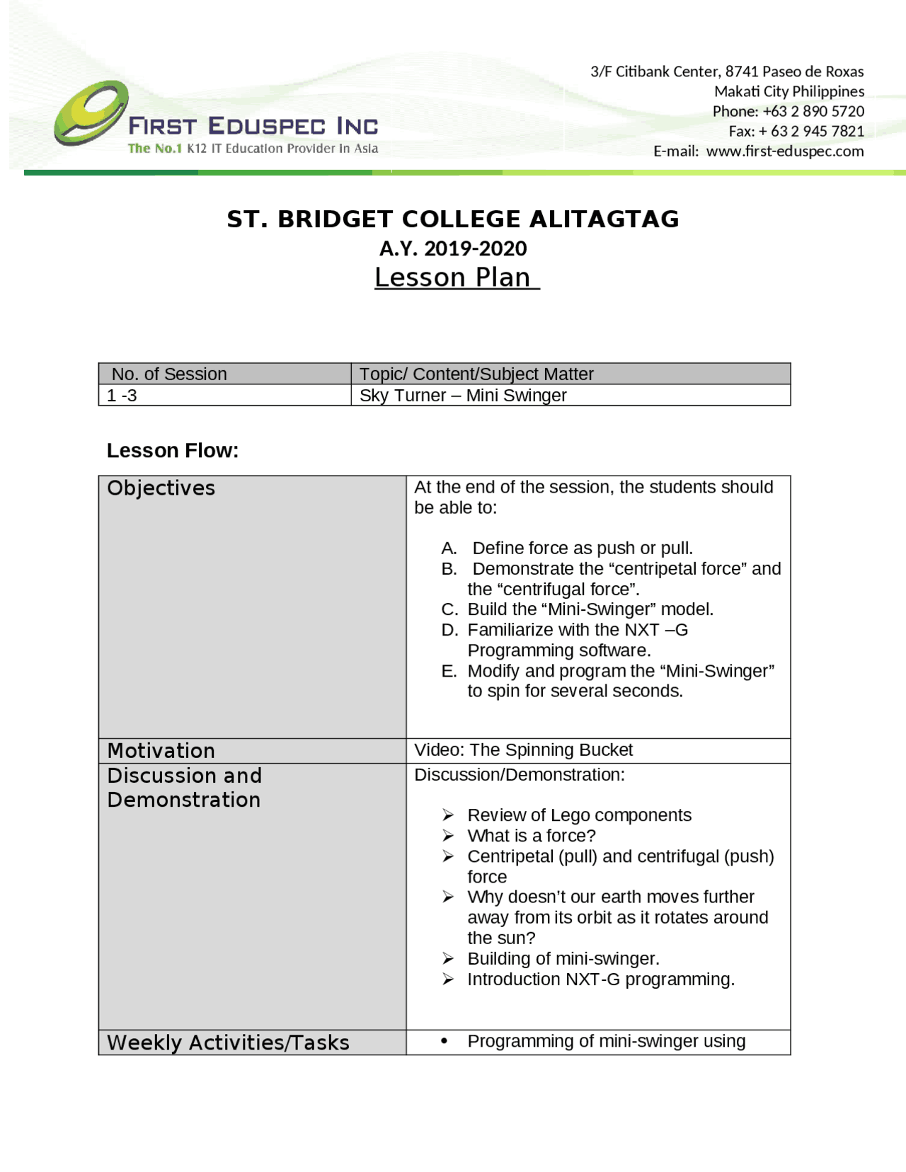 Robotics Grade 1 - Alpha | Study Guides, Projects, Research ...