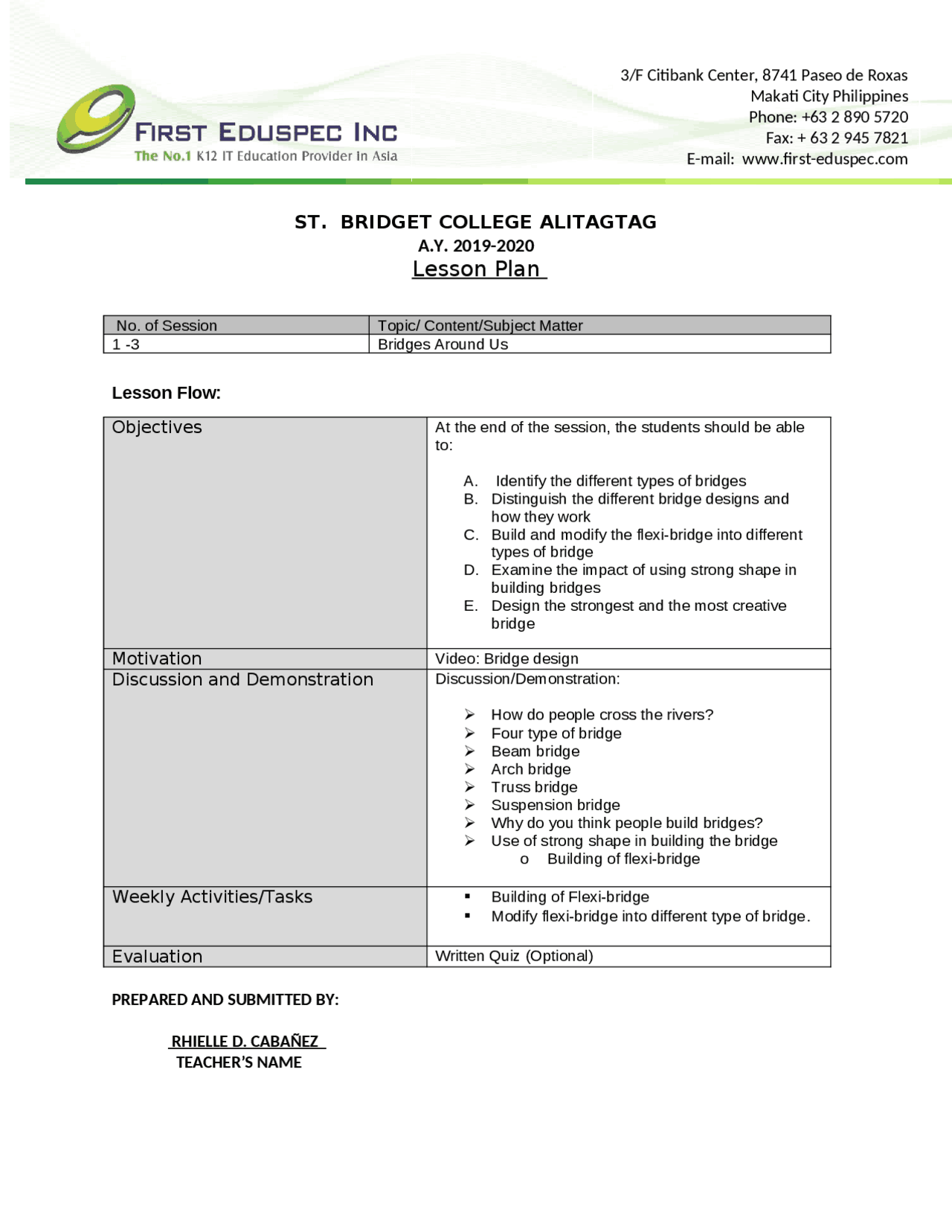 Robotics Alpha Stem Docsity