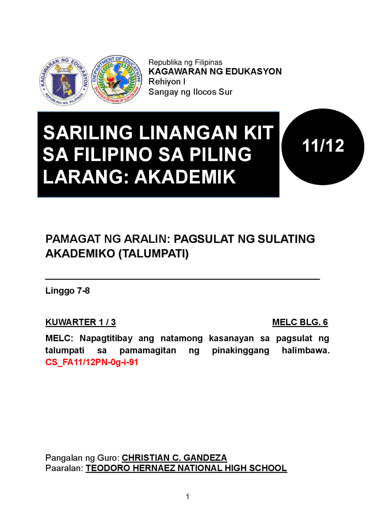 We di nga talaga sharmaine - Docsity