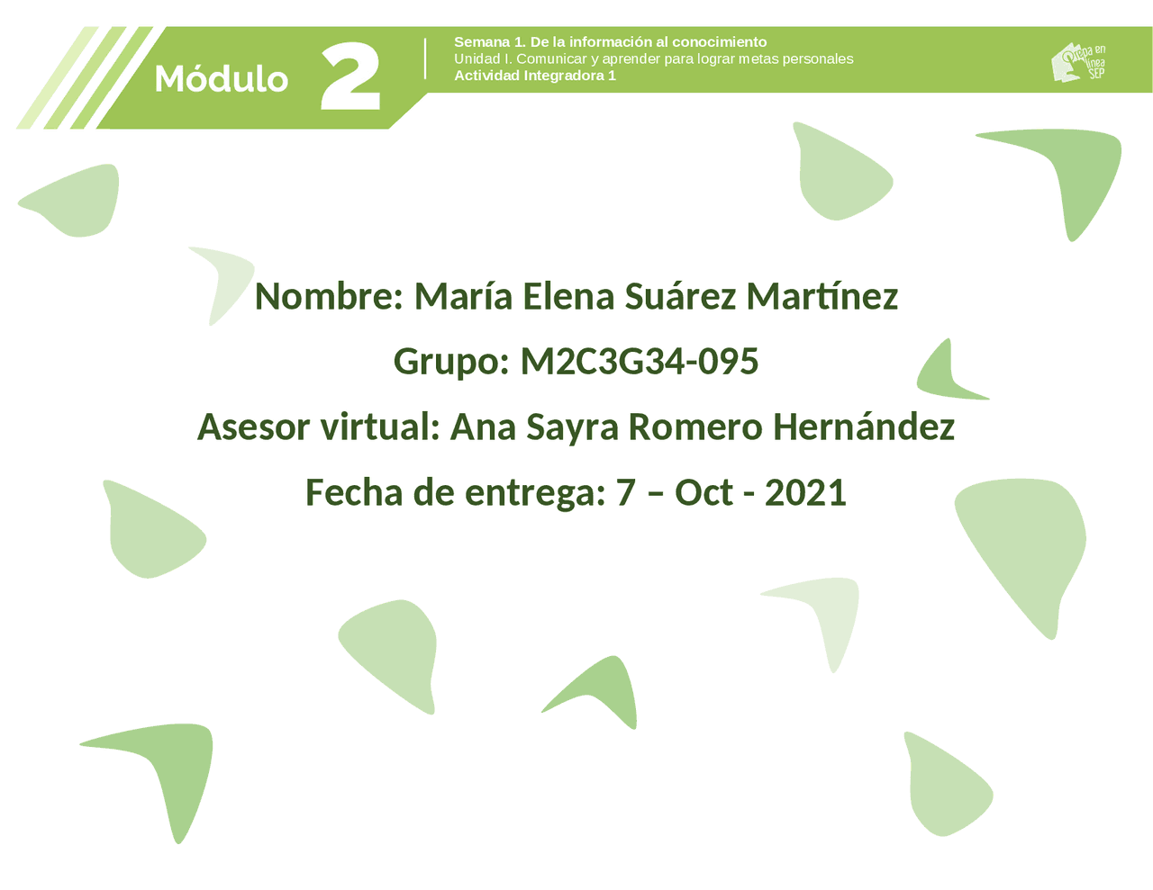 Modulo 2 Semana 1 El Resumen - Docsity