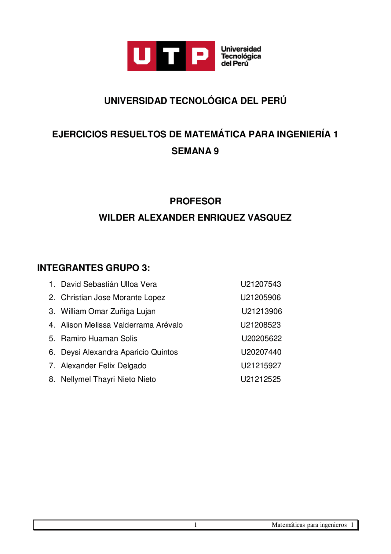 Ejercicios Aplicativos De Matematica Docsity