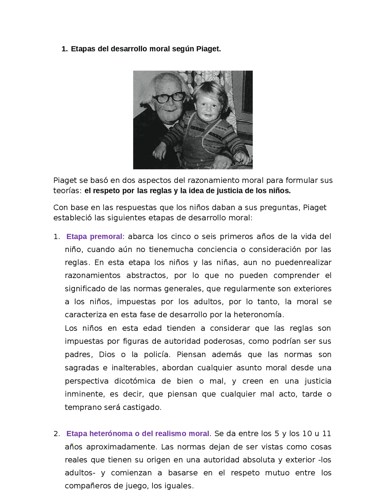 Estadios Del Desarrollo Moral Resúmenes De Psicología Docsity