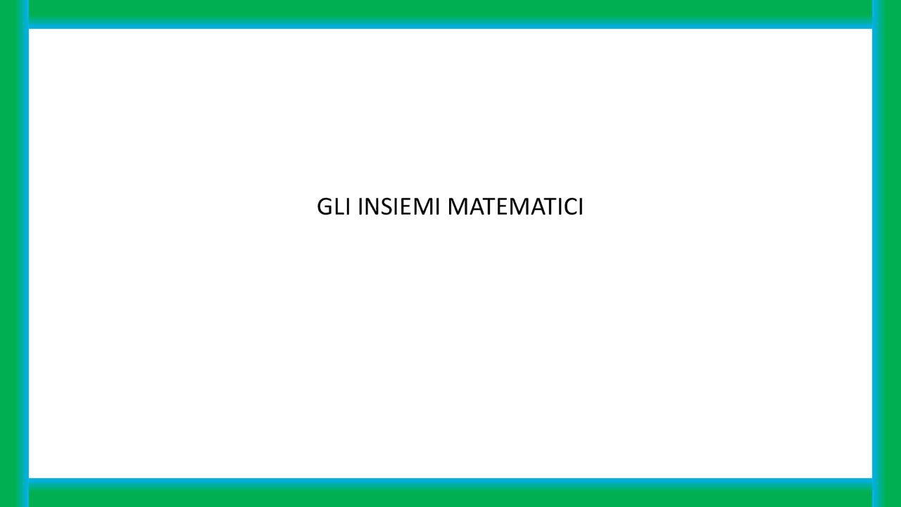 Insiemi Matematici Teoria Esercizi Docsity