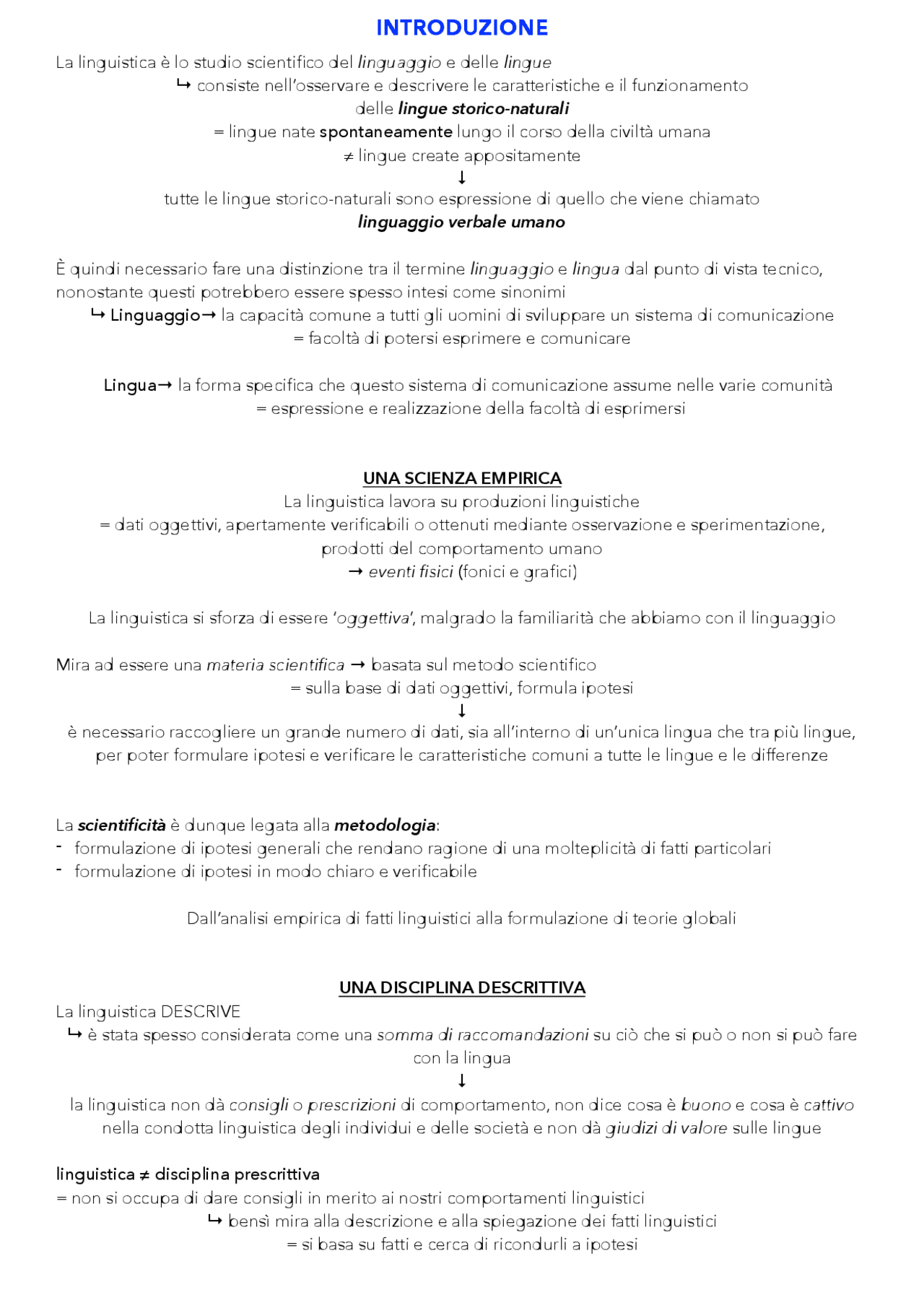 Linguistica Applicata Docsity