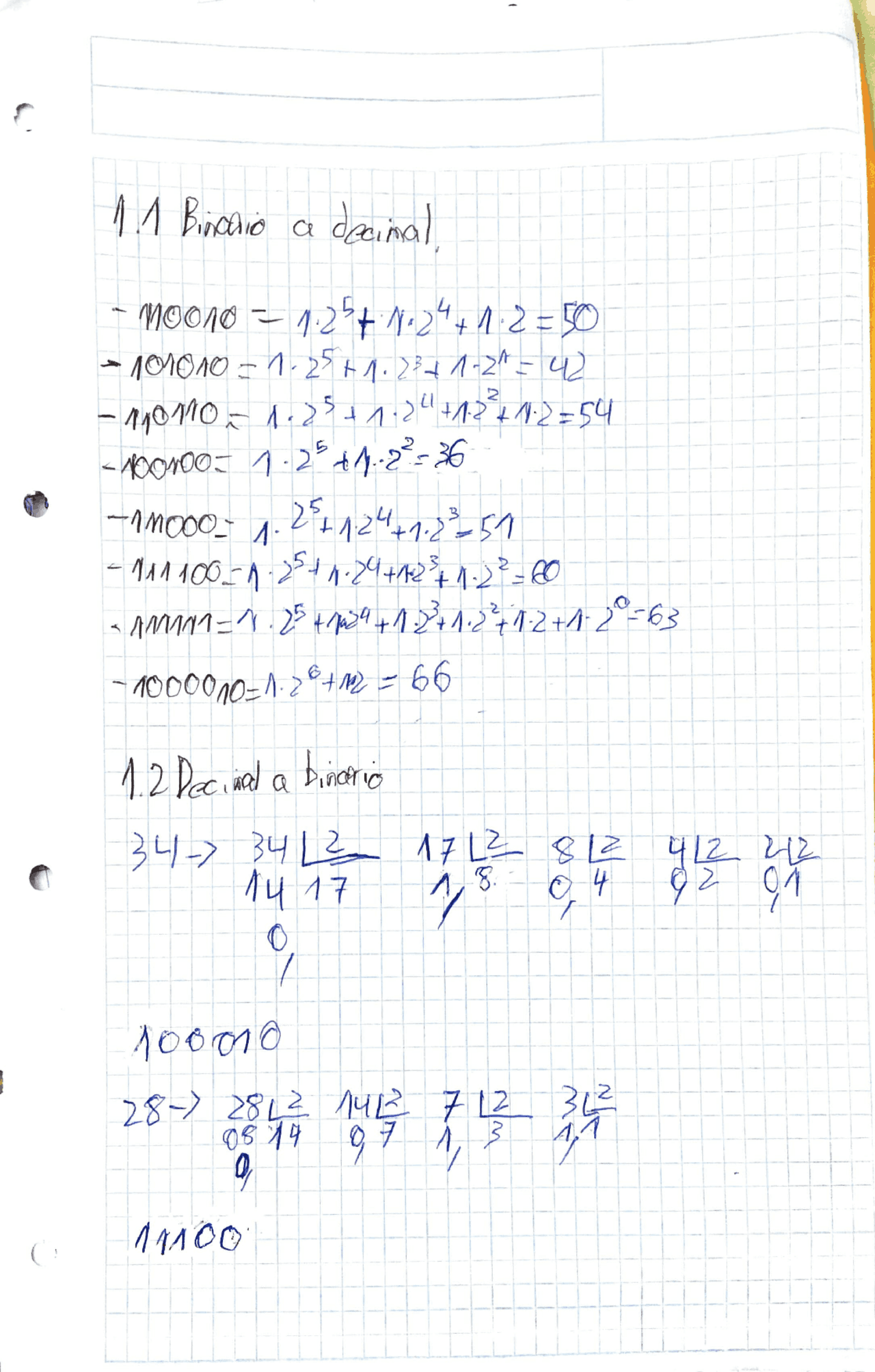 Sistema binario informatica - Docsity