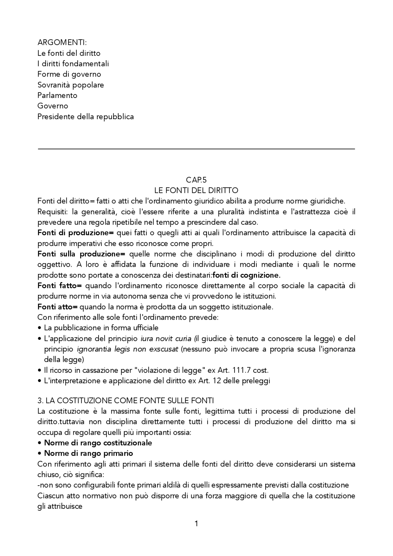 Corso Di Diritto Pubblico Docsity