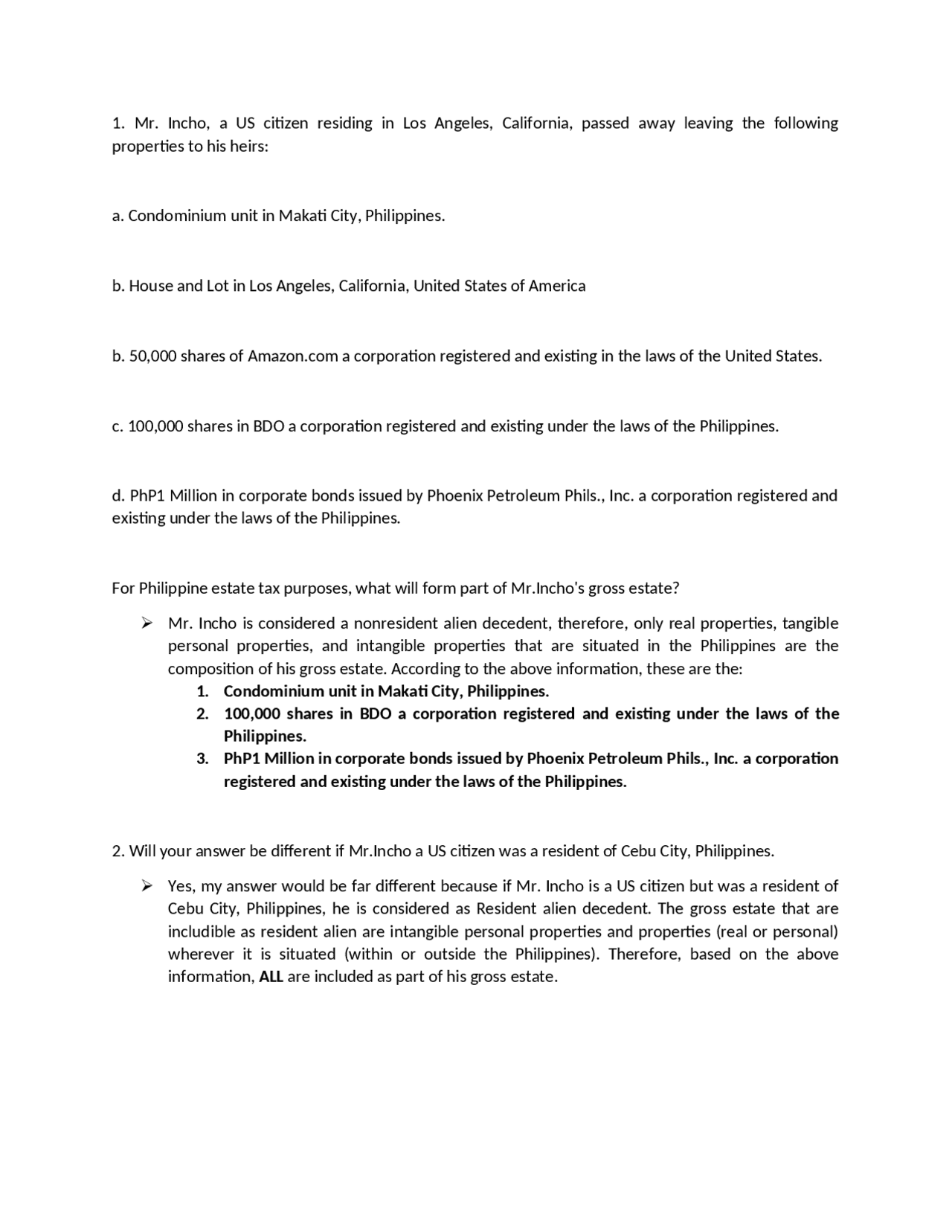 Philippine Estate Tax for a US Citizen: Resident Alien vs. Non-Resident ...