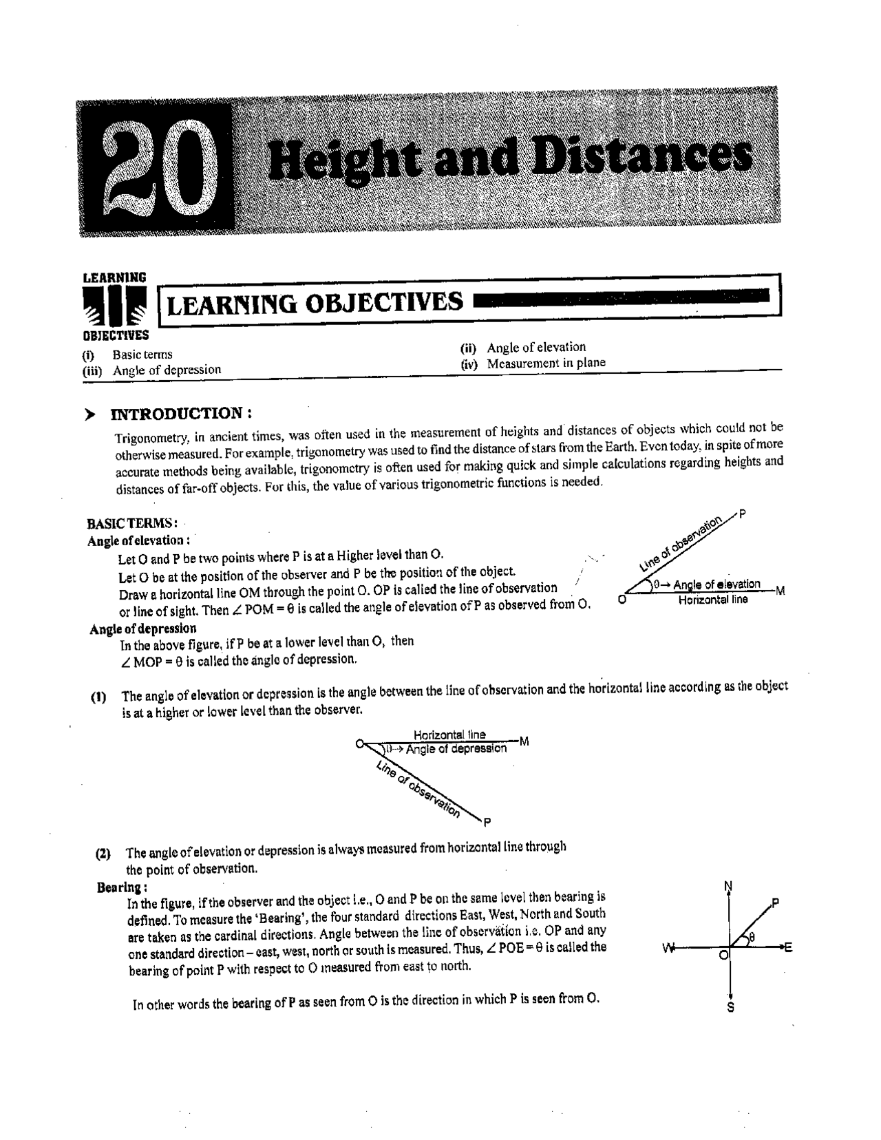 Height And Distances Docsity