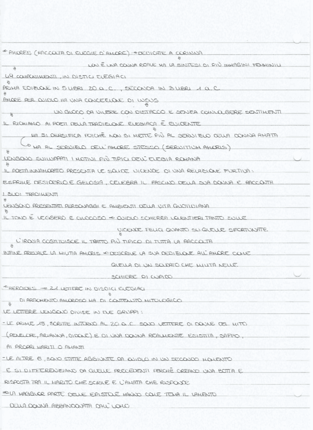 Riassunto Breve Su Ovidio Docsity