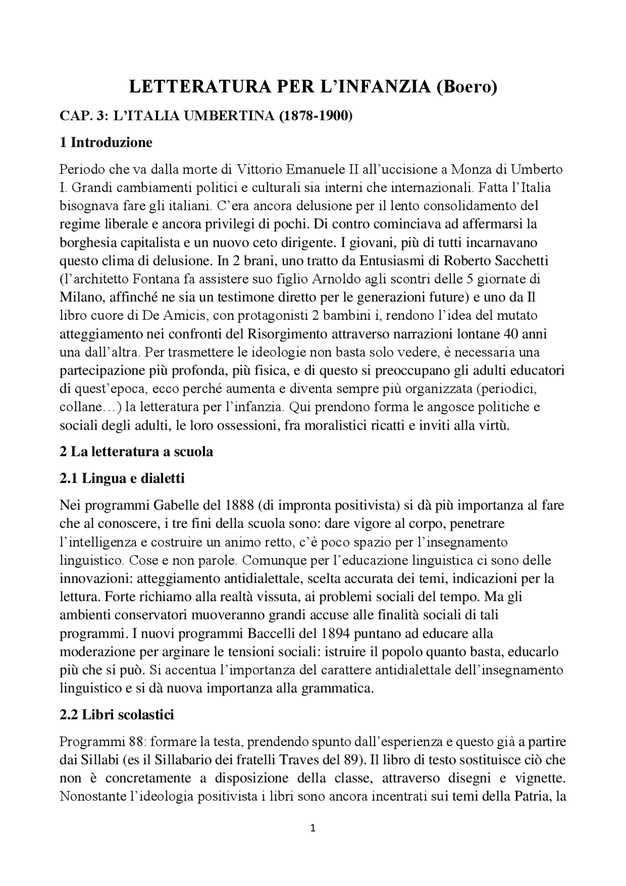 Letteratura Per Linfanzia Docsity